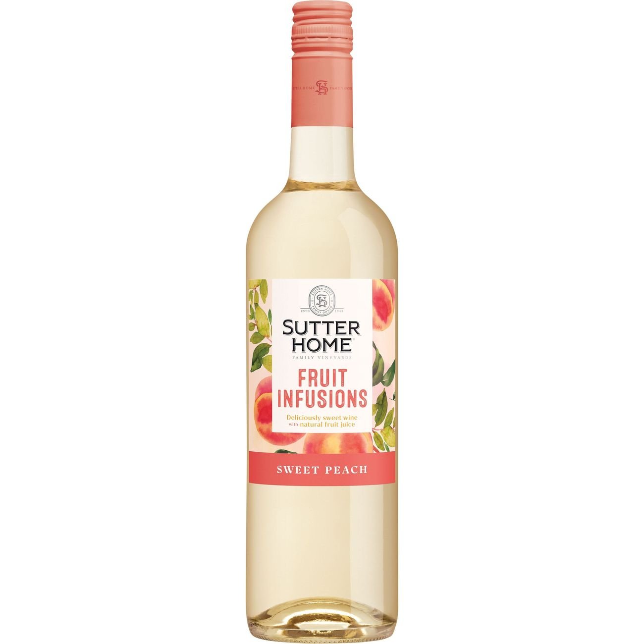 Sutter Home Fruit Infusions Sweet Peach California White Wine - Shop ...