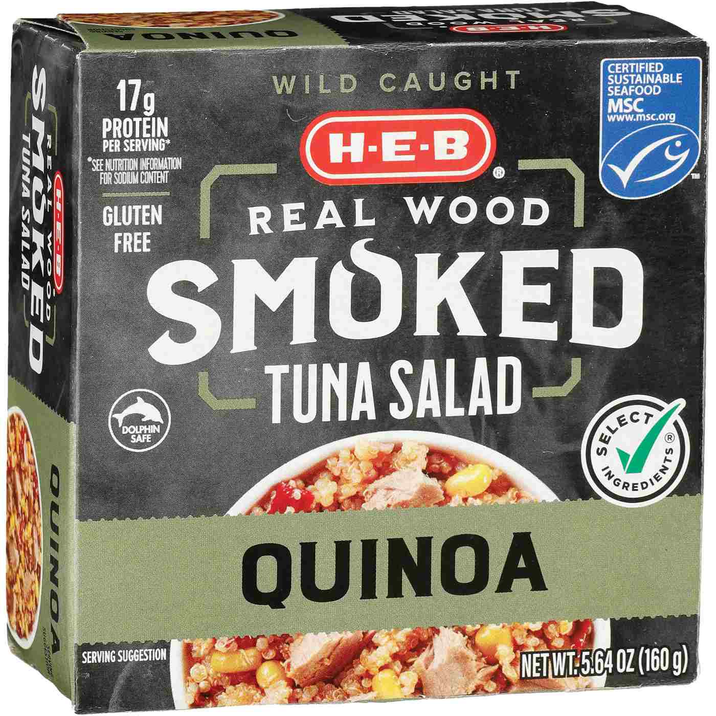 H-E-B Wild Caught Real Wood Smoked Tuna Salad - Quinoa - Shop Seafood ...