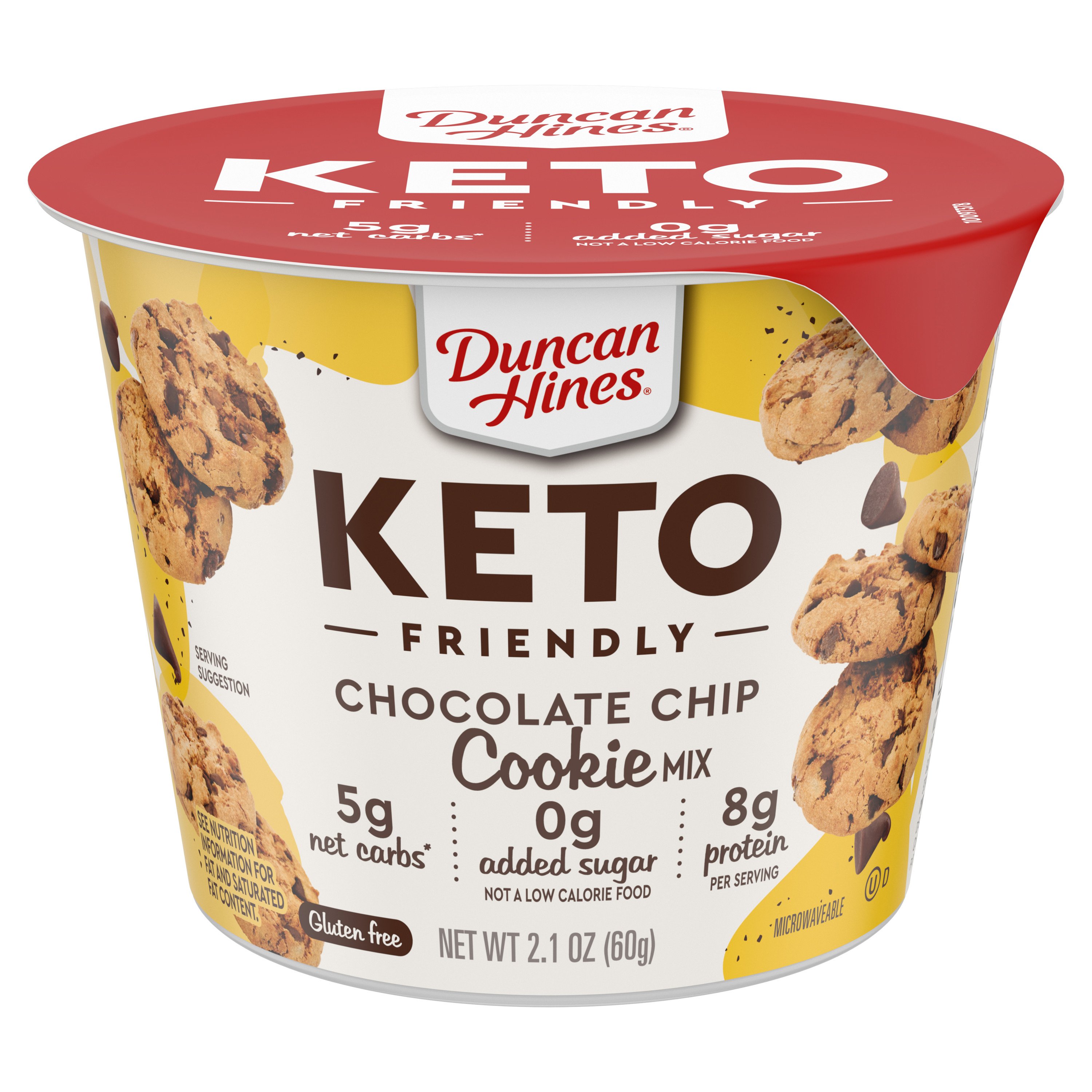 Duncan Hines Keto Friendly Chocolate Chip Cookie Mix Cup - Shop Baking ...