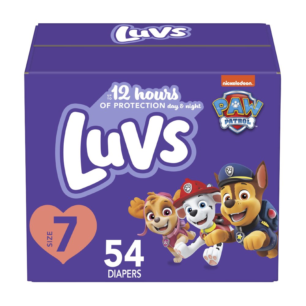 Luvs Paw Patrol Baby Diapers - Size 7 - Shop Diapers at H-E-B