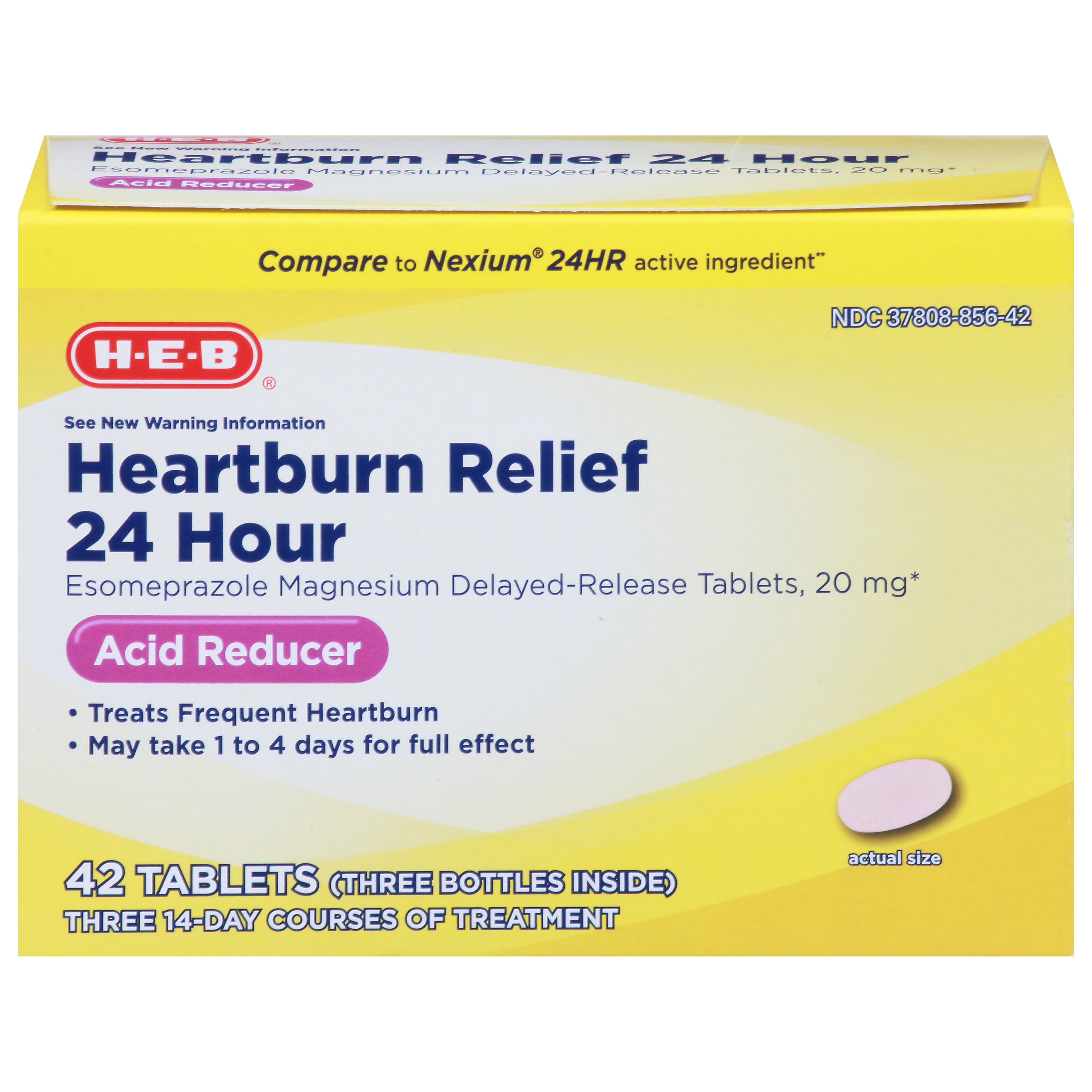H-E-B Heartburn Relief 24 Hour Tablets - 20 mg - Shop Digestion ...