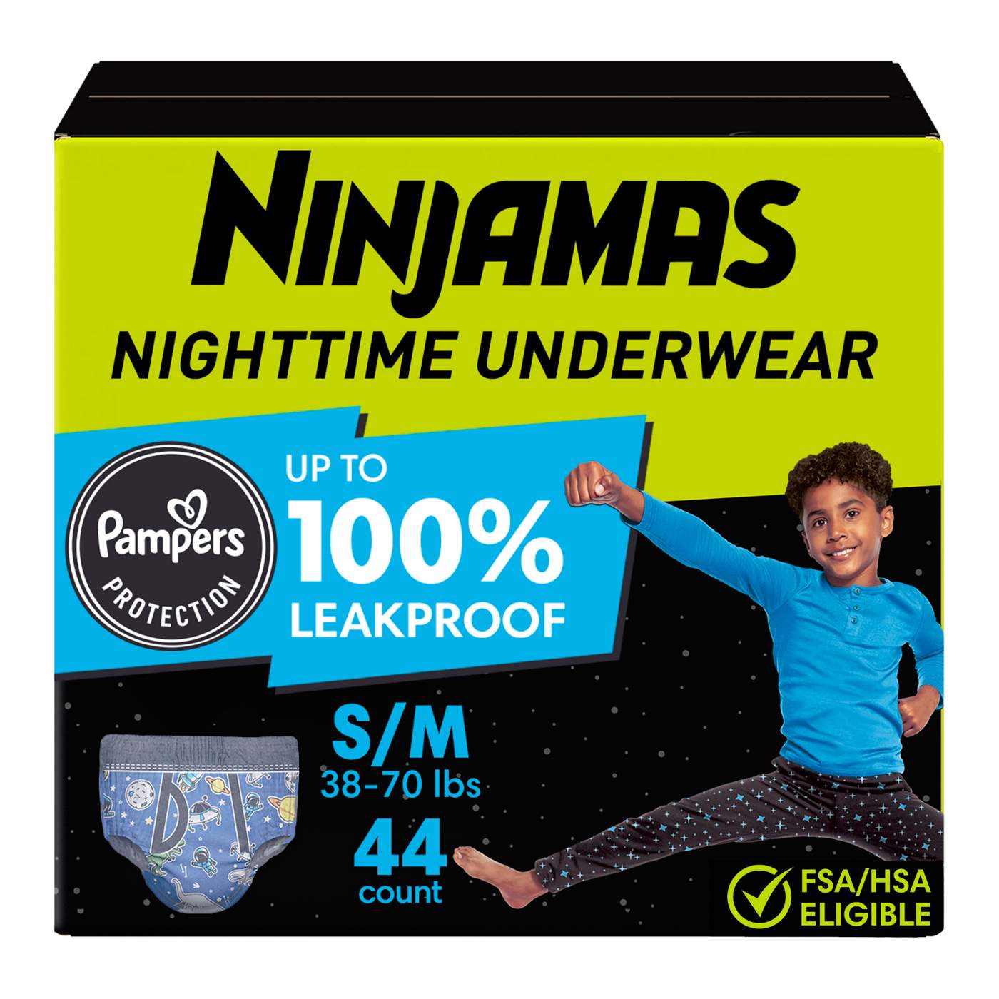 Ninjamas Nighttime Boys Underwear - S/M - Shop Training pants at H-E-B