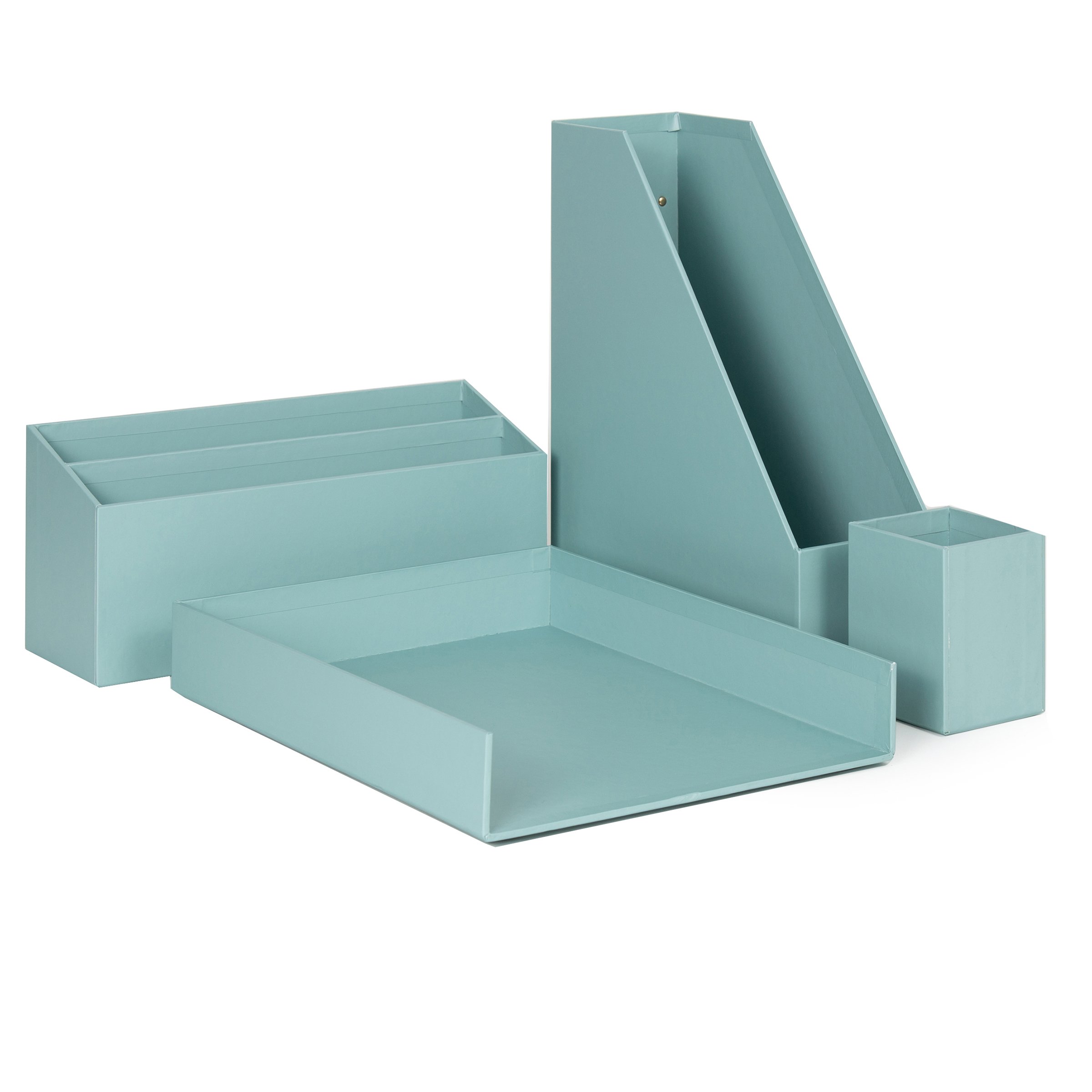 U Brands Organization Desktop Set – Teal - Shop Desktop organizers at H-E-B