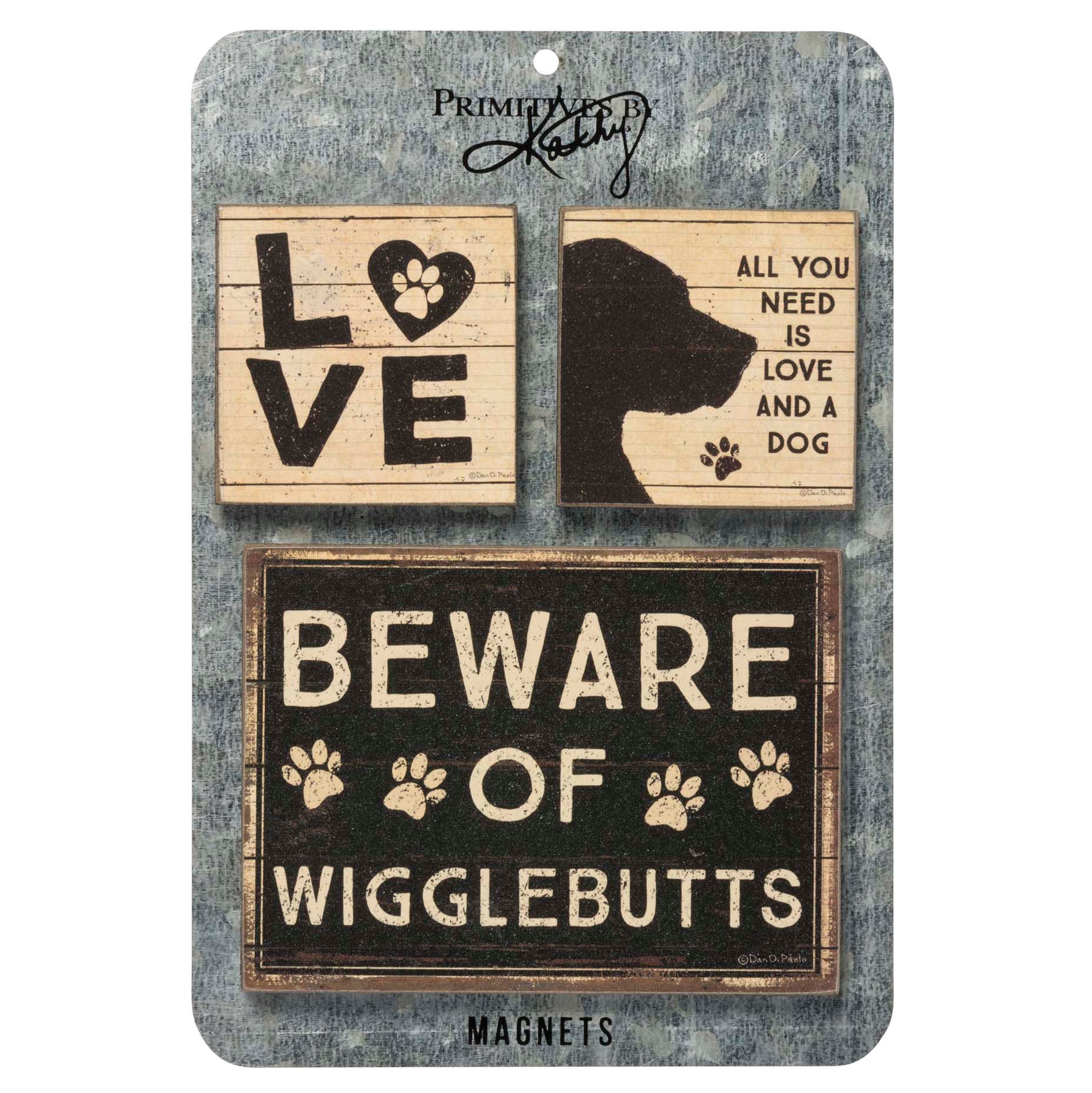 Primitives by Kathy Metal Magnet Set – Dog Love - Shop Tools ...