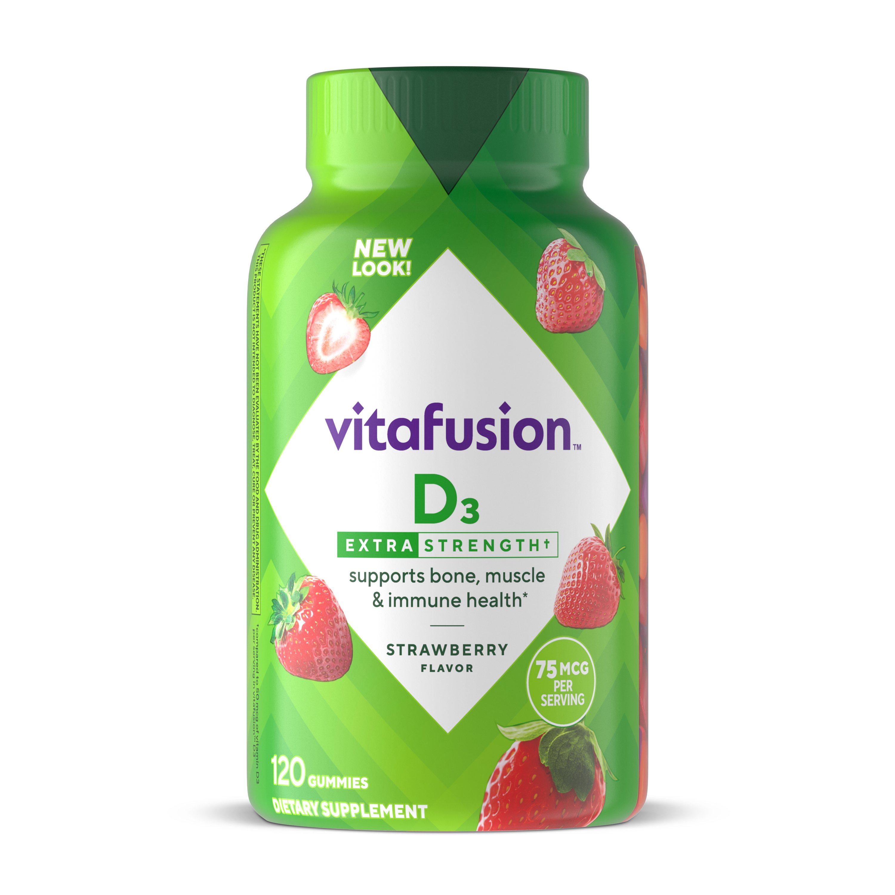 Vitafusion Vitamin D3 Extra Strength Gummies - Strawberry - Shop ...