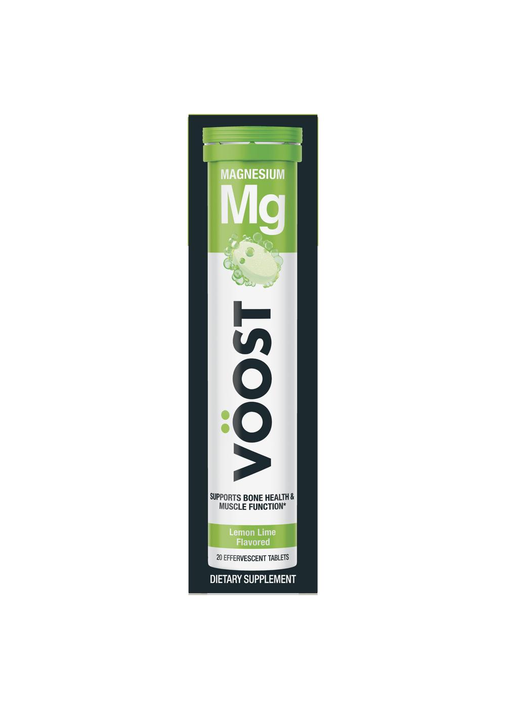Voost Magnesium Lemon Lime Effervescent Tablets - Shop Minerals at H-E-B