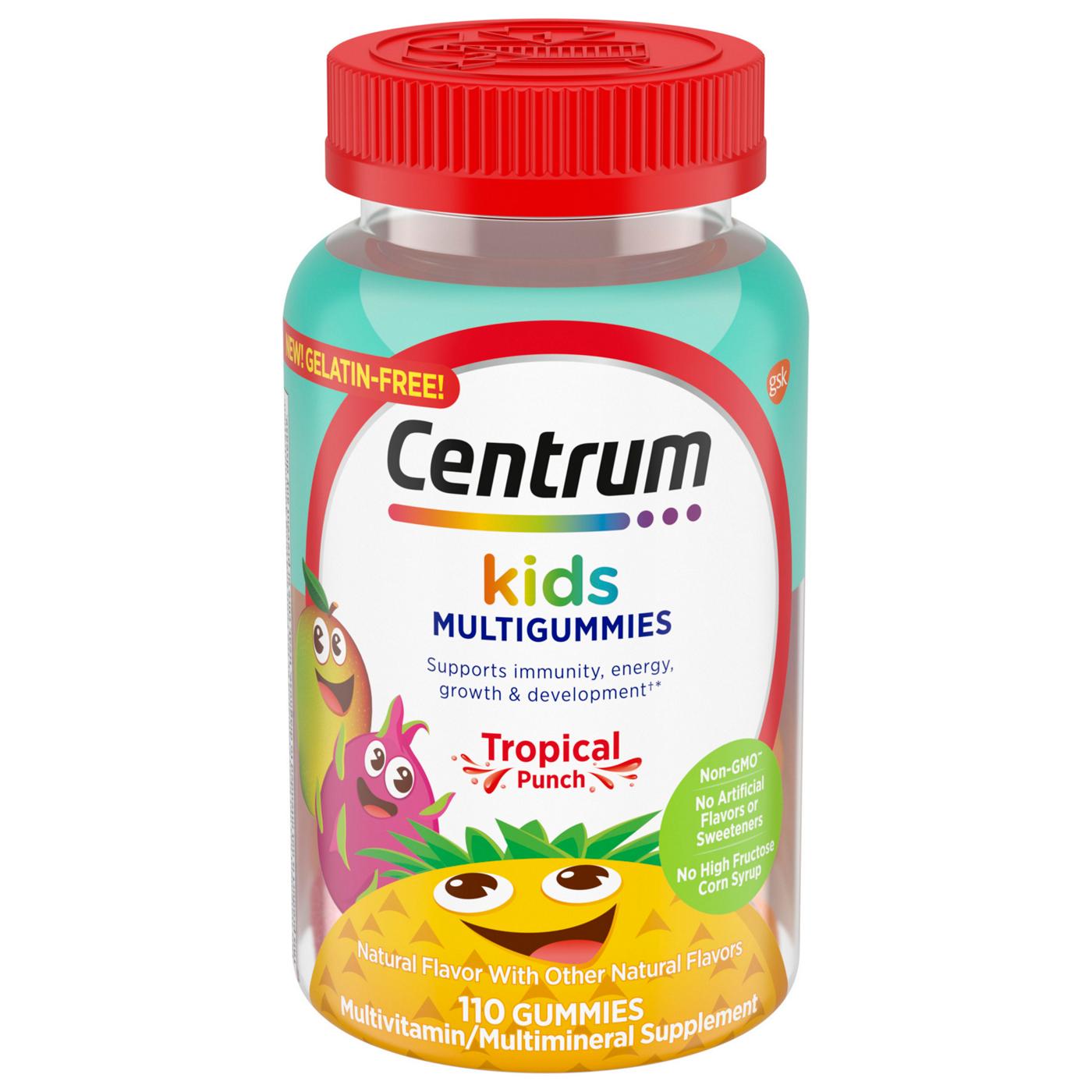 Centrum Kids MultiGummies Tropical Fruit - Shop Multivitamins at H-E-B