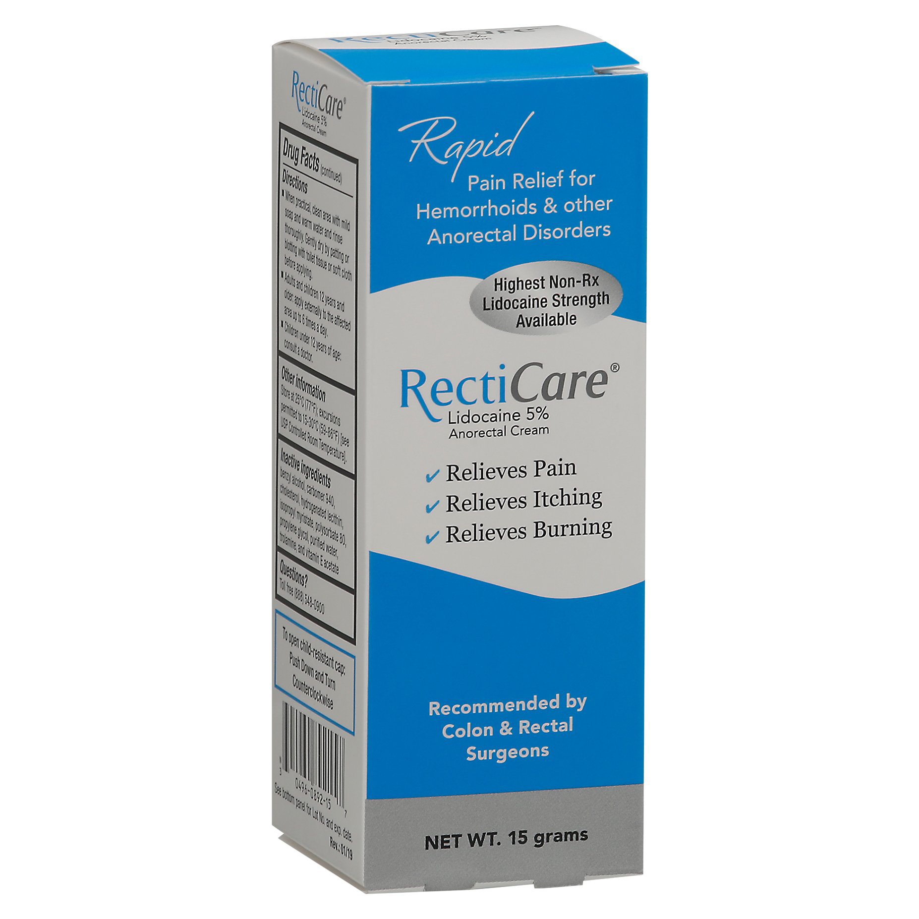 RectiCare Rapid Pain Relief Cream - Shop Hemorrhoid at H-E-B