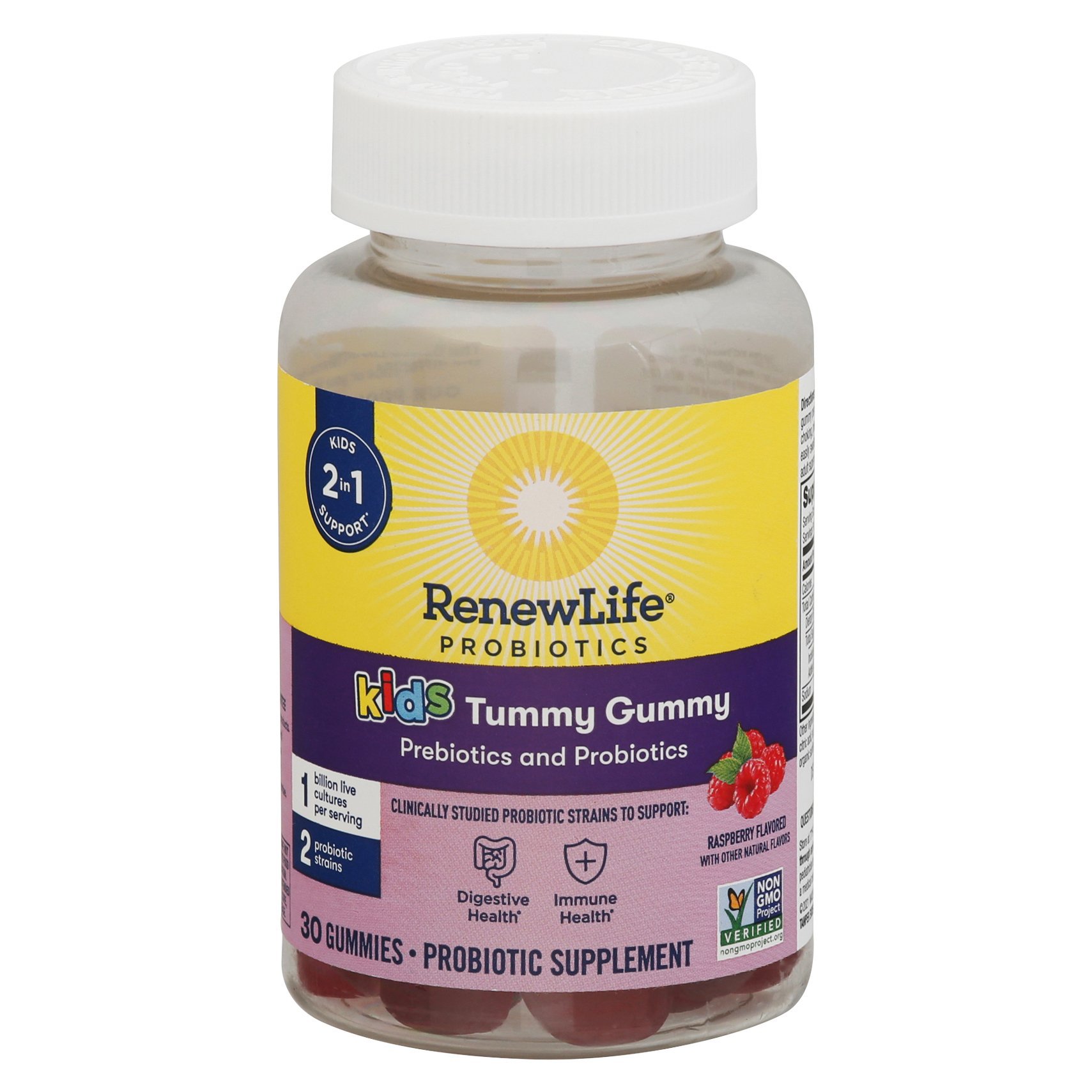 Renew Life Probiotics Kids Tummy Gummy - Raspberry - Shop Diet ...