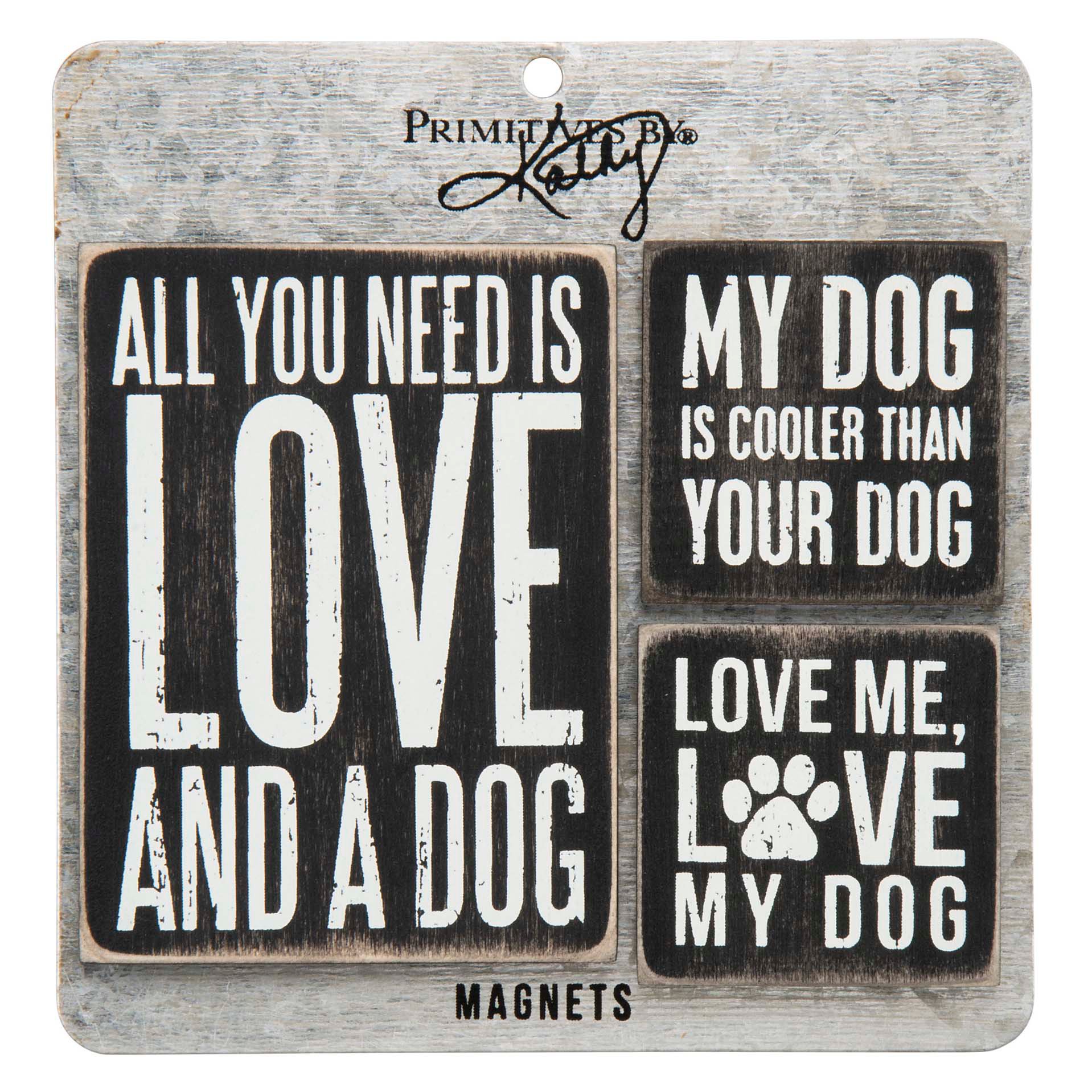 Primitives by Kathy Wooden Distressed Magnet Set – Love and Dogs - Shop ... Primitives by Kathy Wooden Distressed Magnet Set – Love and Dogs - Shop ...