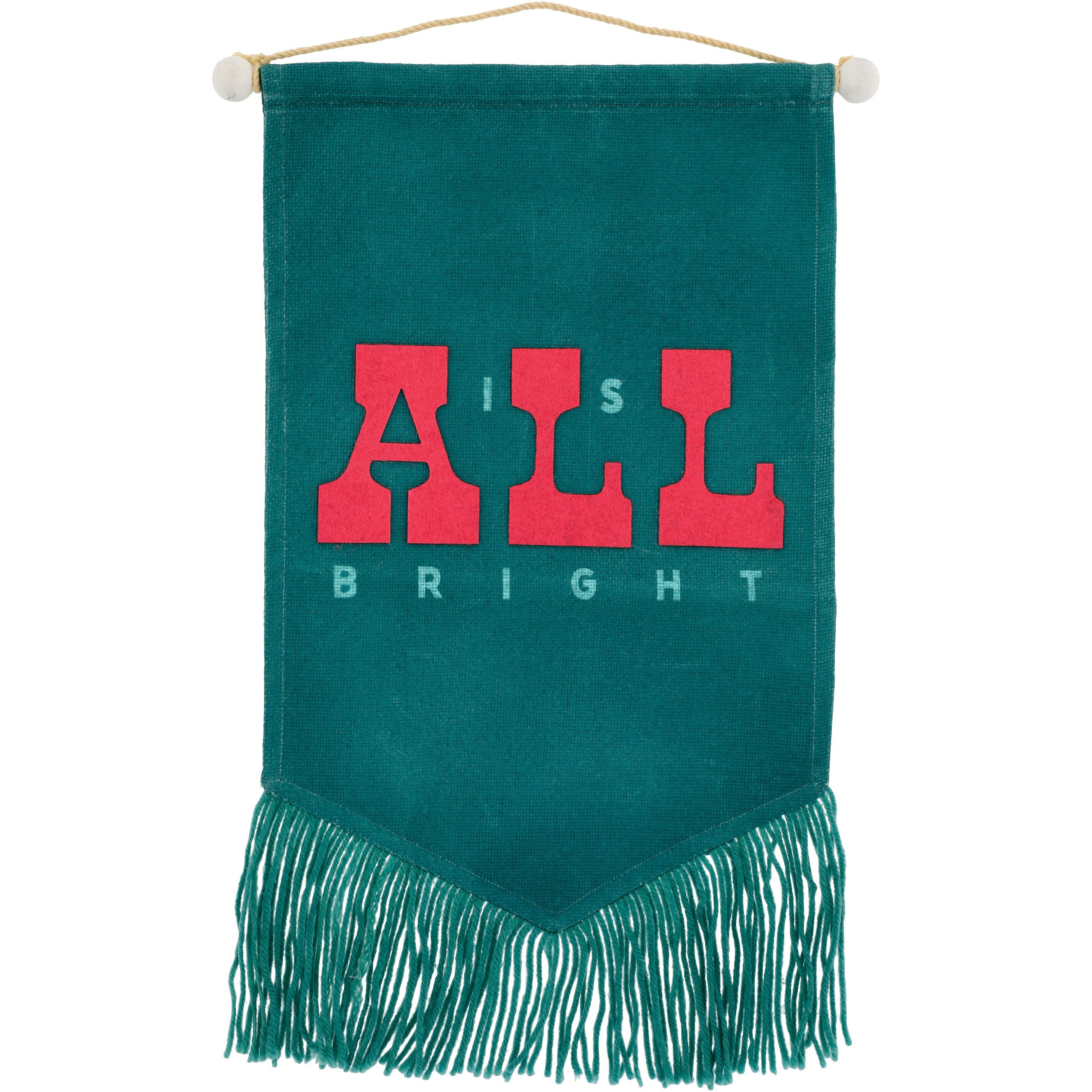 Destination Holiday All Is Bright Fringed Wall Decor - Shop Seasonal ...