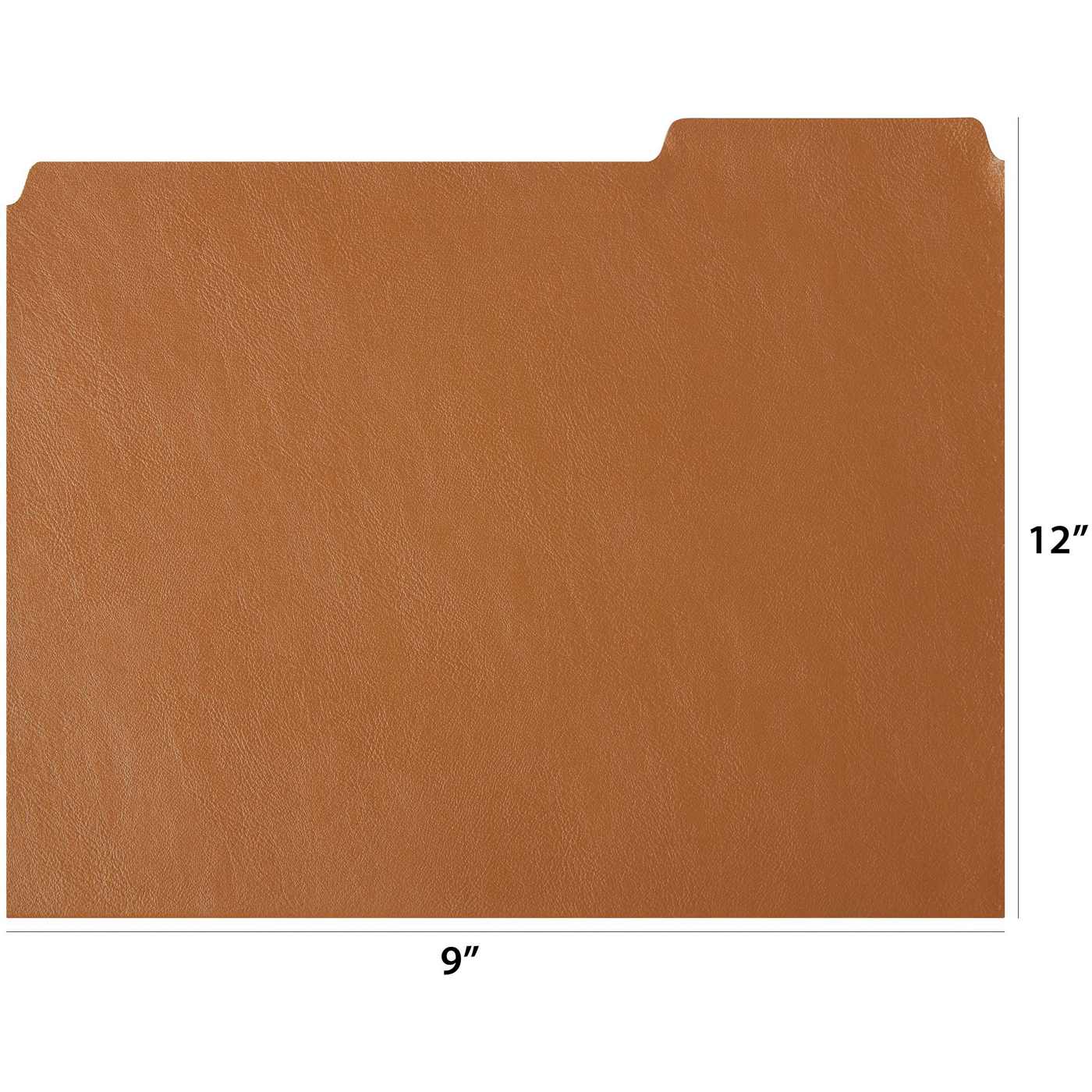 C.R. Gibson Two Tone Leatherette File Folders - Letter - Shop Folders ...