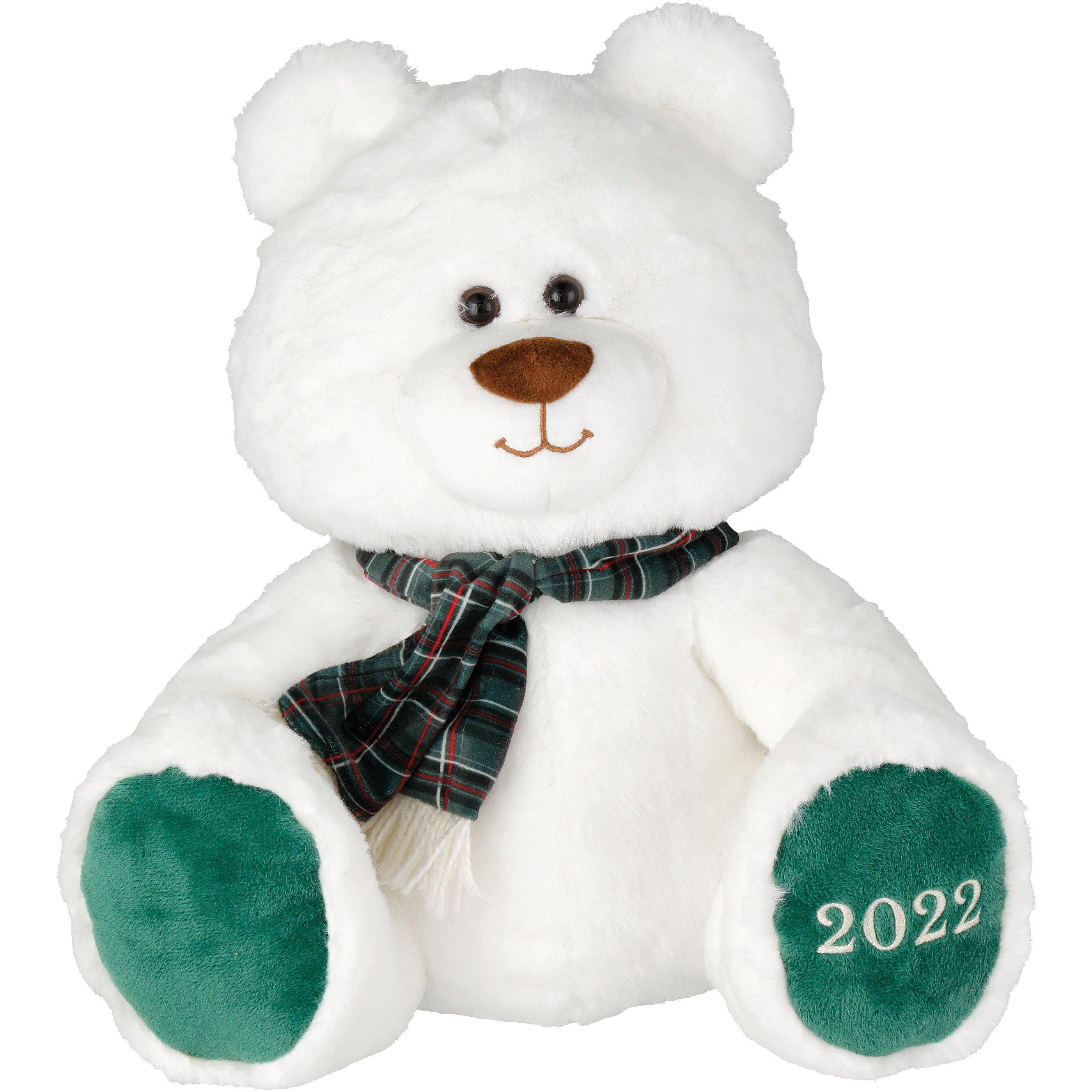 Destination Holiday Bode Bear White - Shop Plush toys at H-E-B