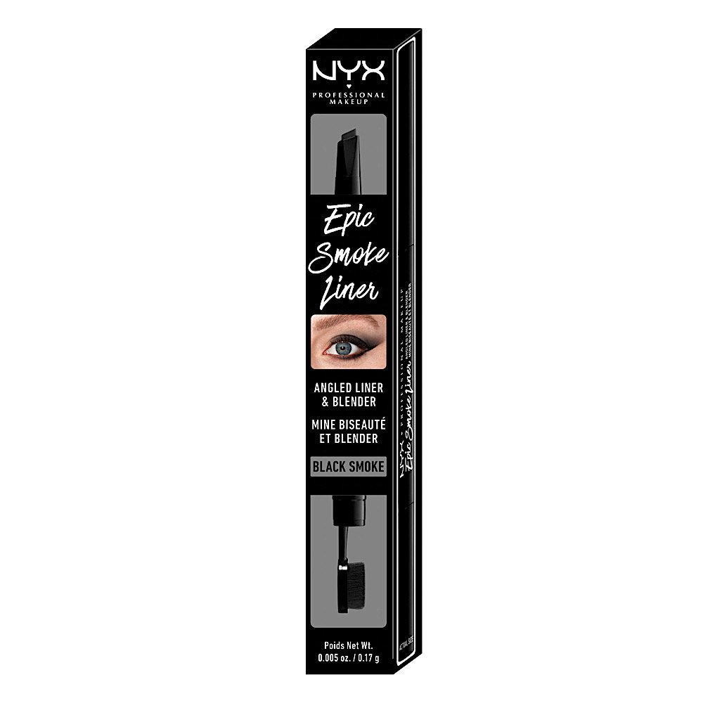 NYX Epic Smoke Liner Angled Liner & Blender Black Smoke - Shop Eyeliner ...
