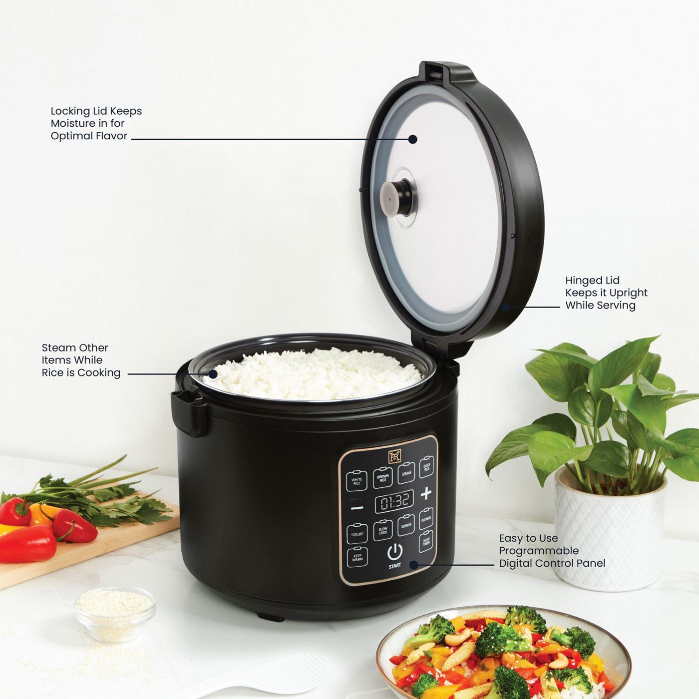 Kitchen & Table by H-E-B Digital Rice Cooker & Food Steamer - Classic ...