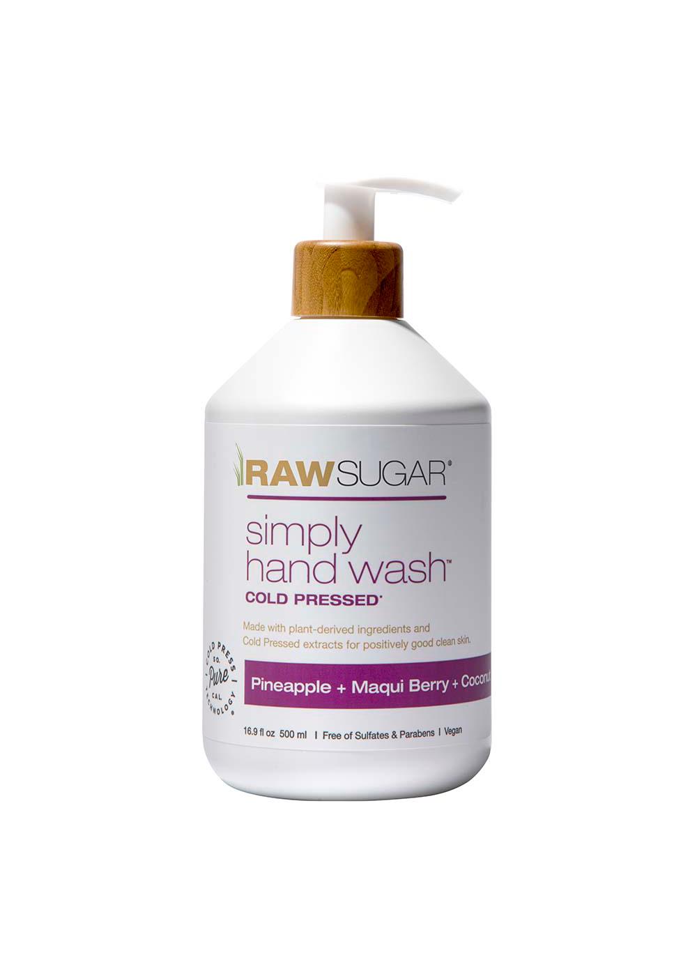 Raw Sugar Simply Hand Wash Cold Pressed Pineapple + Maqui Berry ...