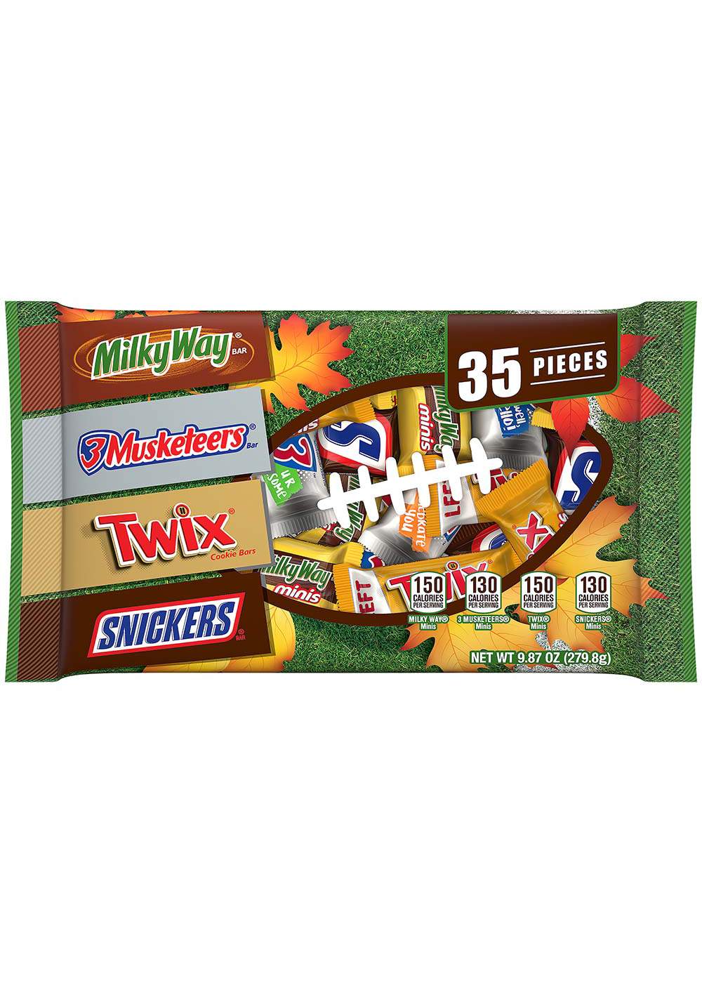 Snickers, Twix, Milky Way & 3 Musketeers Minis Chocolate Harvest Mix Candy Bars - Shop Candy at ...