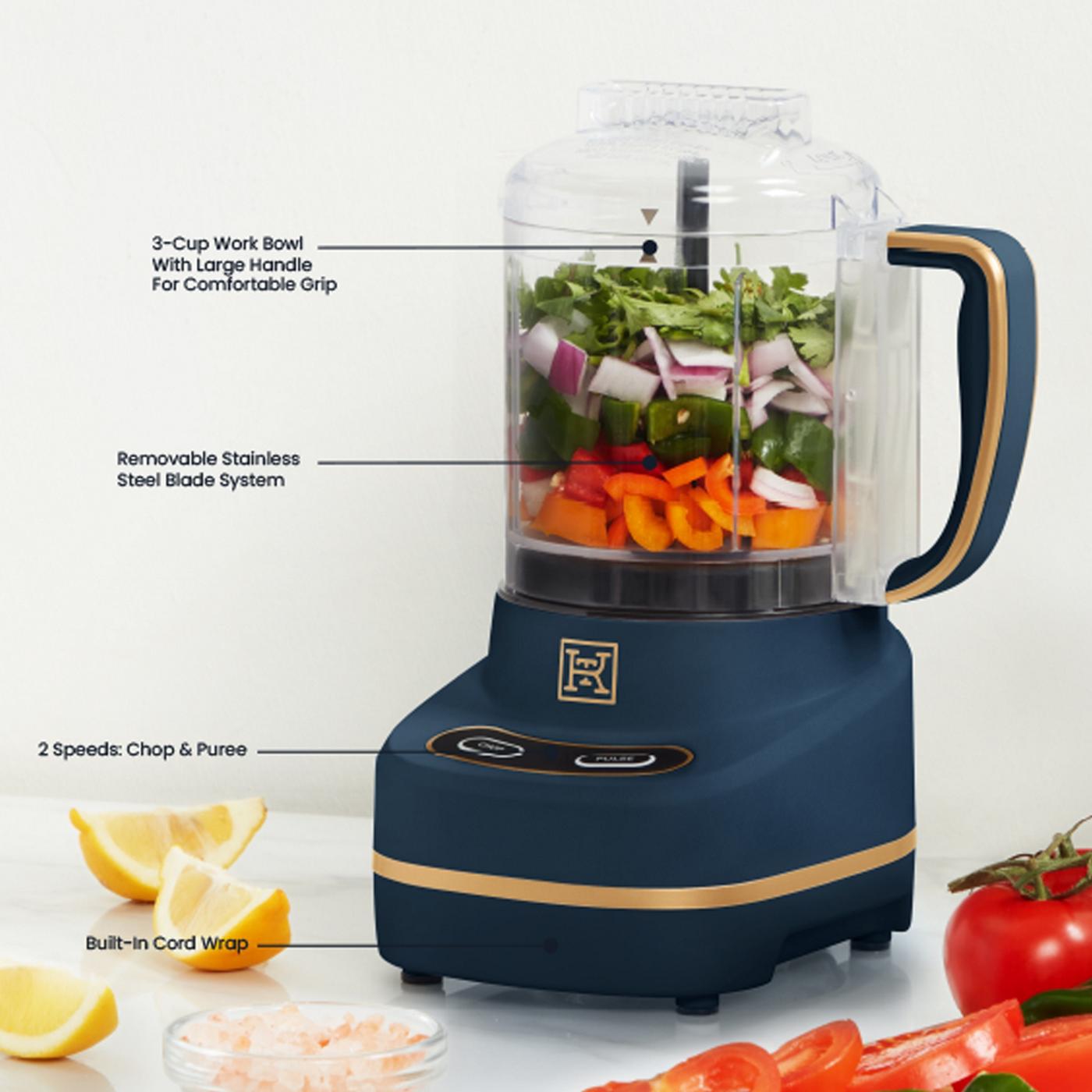Kitchen & Table by H-E-B Electric Chopper - Ocean Blue - Shop Blenders ...