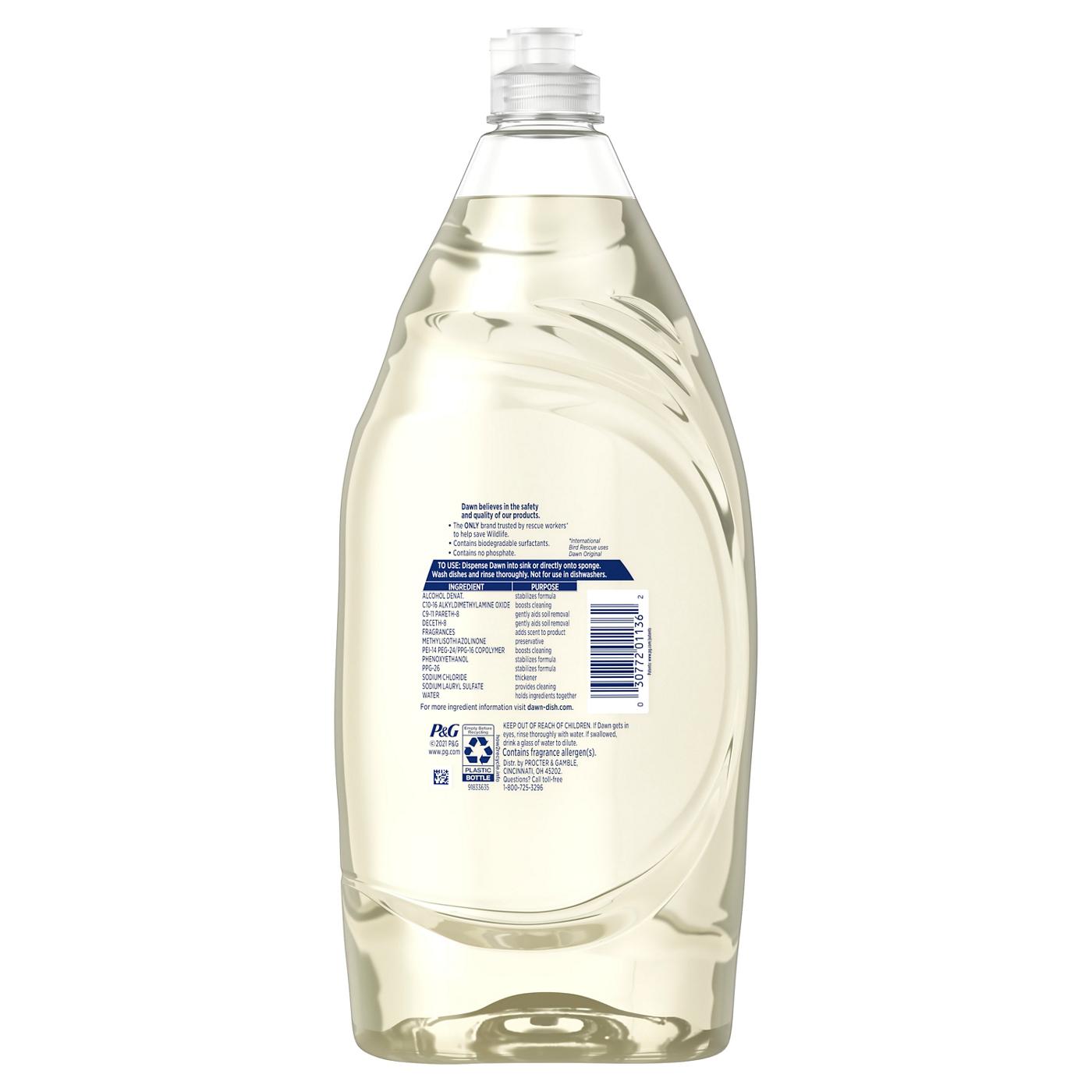 Dawn Ultra Free & Clear Lemon Essence Scent Liquid Dish Soap - Shop ...