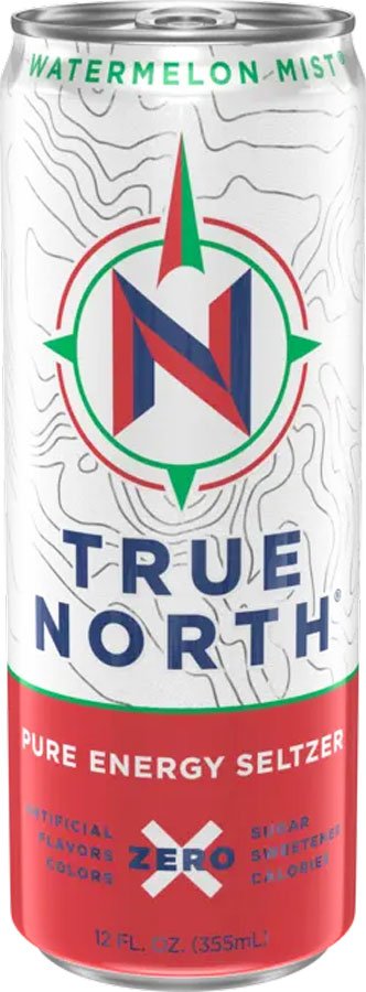 True North Watermelon Mist Pure Energy Seltzer - Shop Sports & energy ...