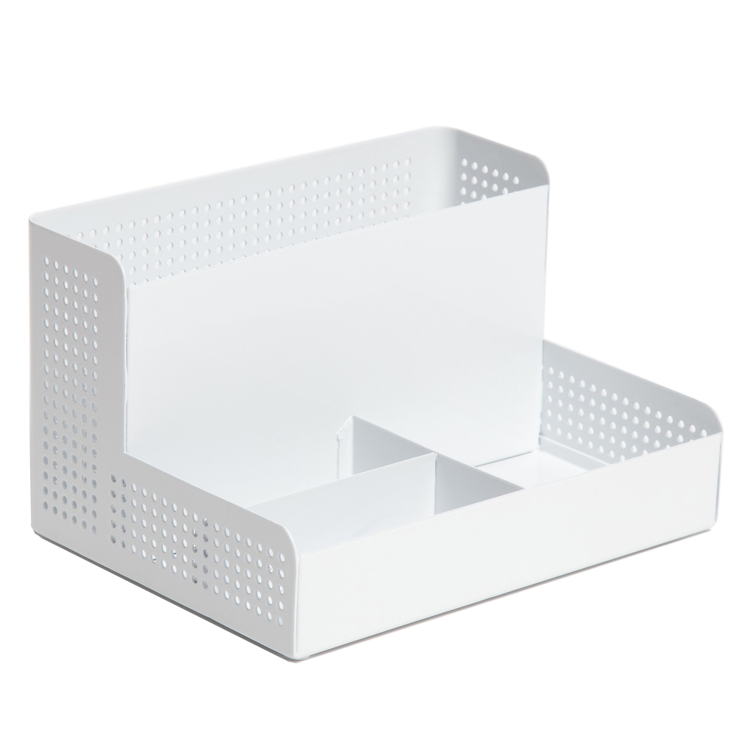 U Brands Modern Metal Desktop Organizer – White - Shop Desktop ...