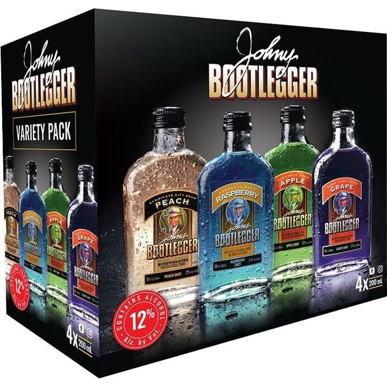 Clubtails Johnny Bootlegger Smugglers Variety 4 pk Bottles - Shop Malt ...