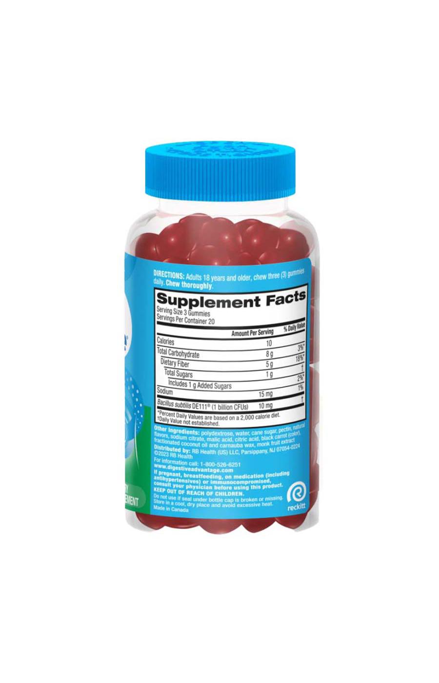 Digestive Advantage Fiber Gummies - Shop Diet & fitness at H-E-B