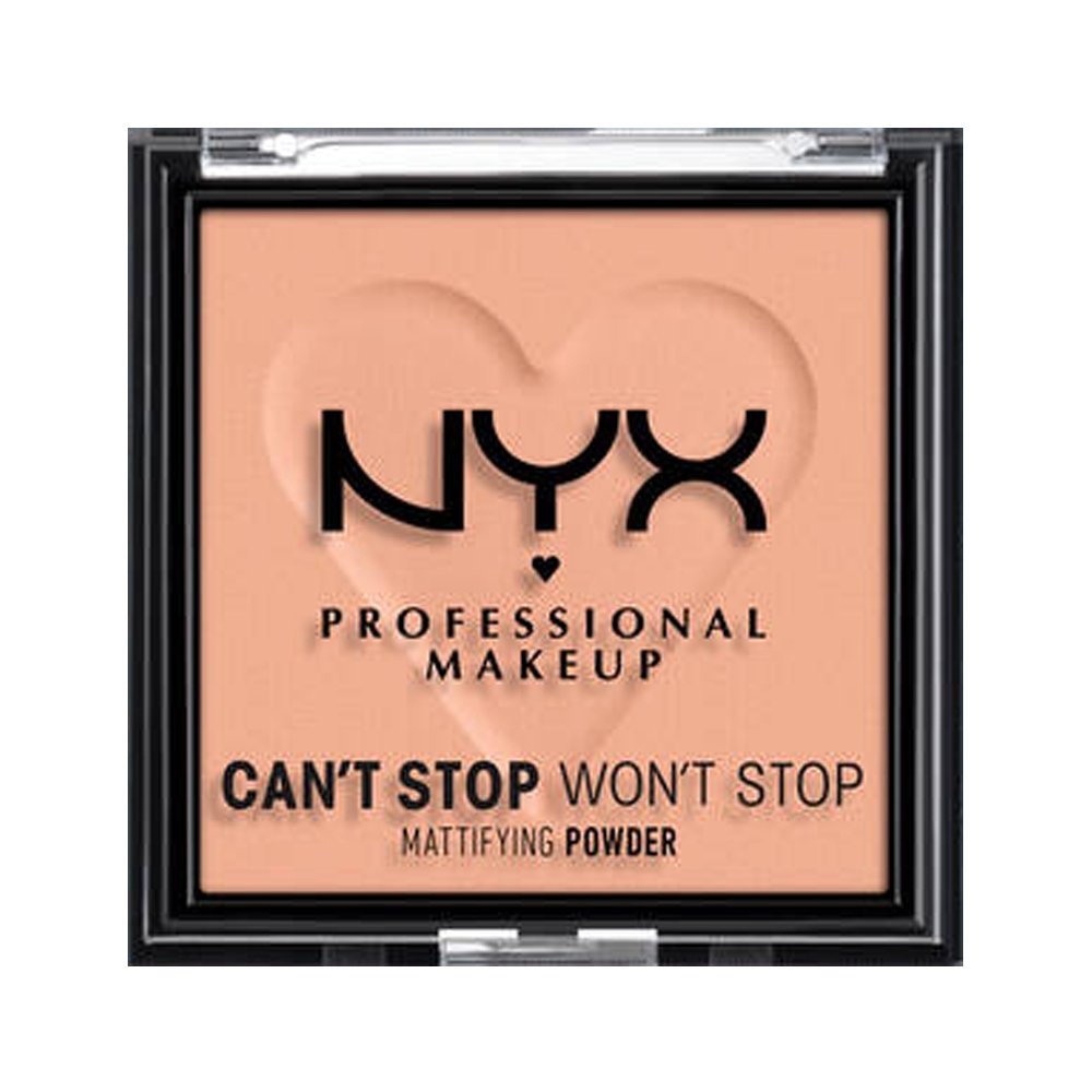 NYX Can't Stop Won't Stop Mattifying Powder Bright Peach - Shop Makeup ...