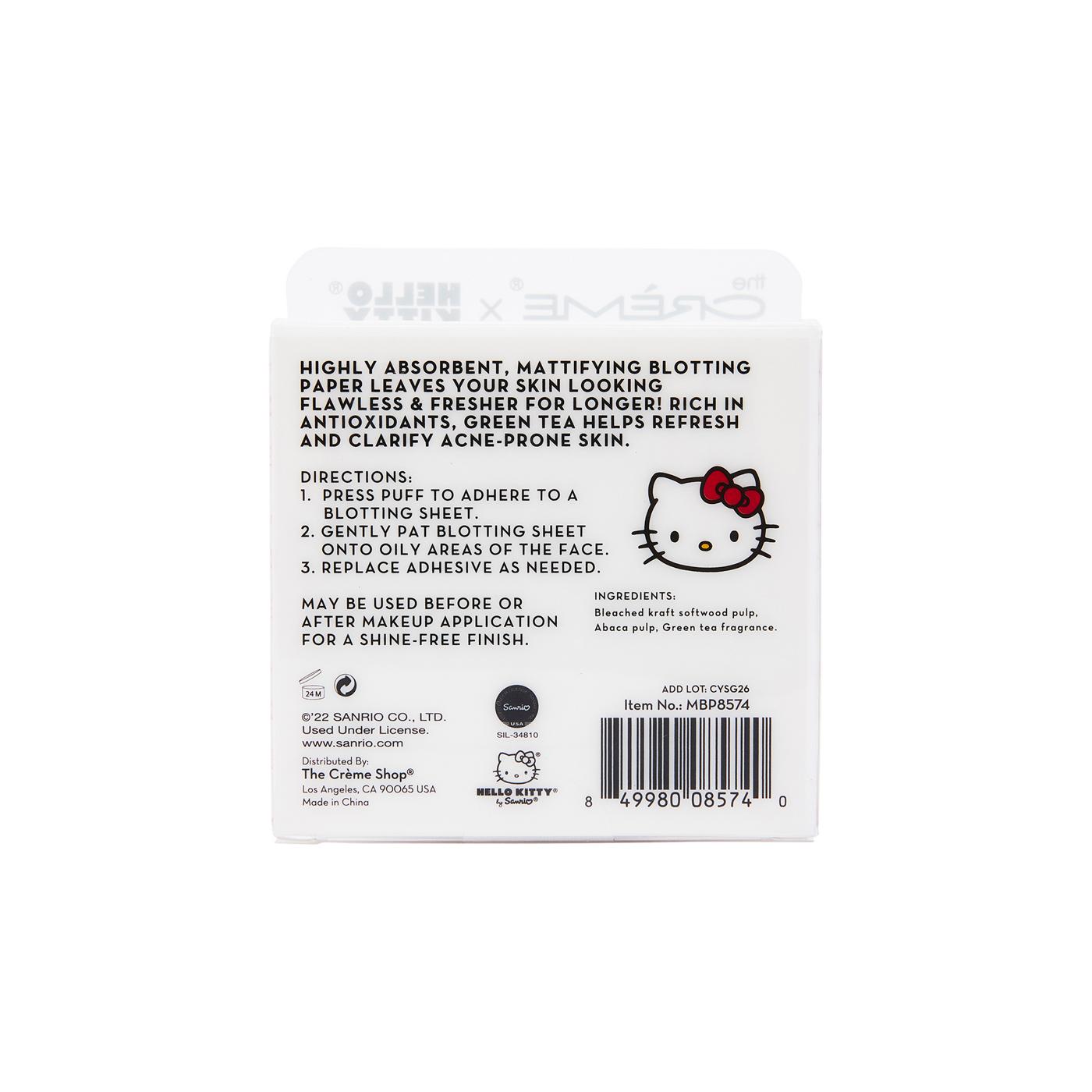 The Crème Shop Hello Kitty Mattifying Blotting Paper - Shop Primer ...