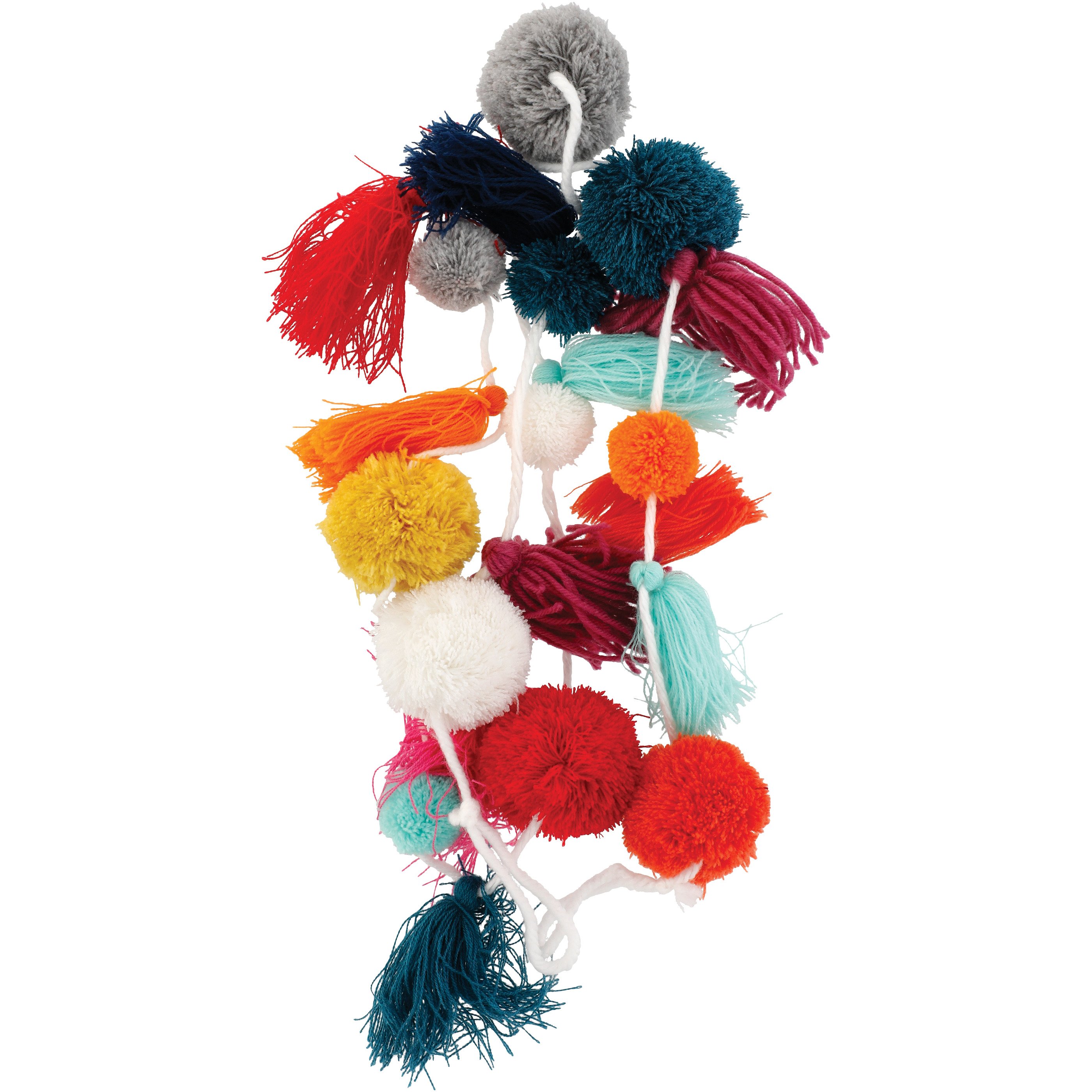 Destination Holiday Festive Felt Poms String Garland - Shop Seasonal ...