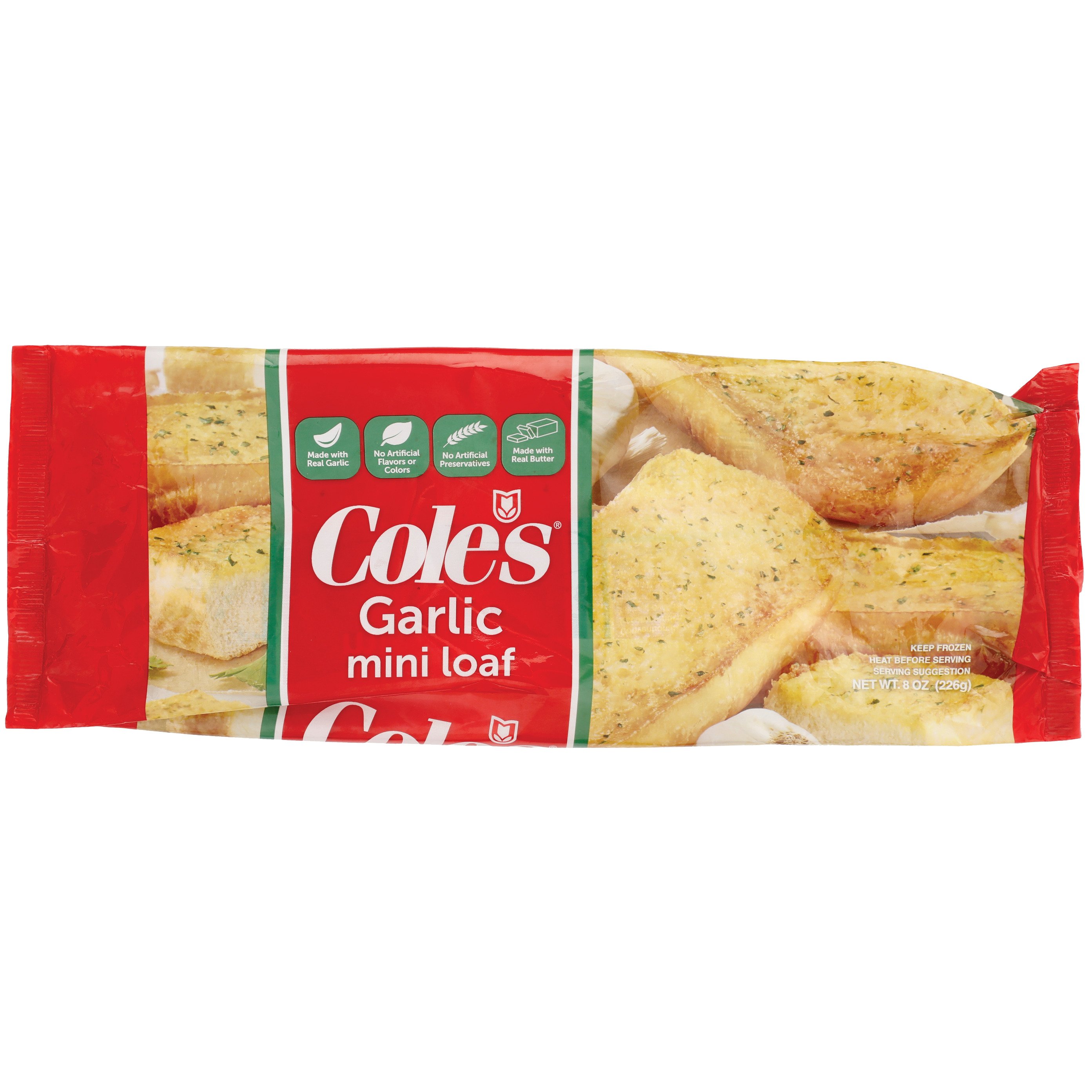 Cole's Garlic Mini Loaf - Shop Bread & Baked Goods at H-E-B