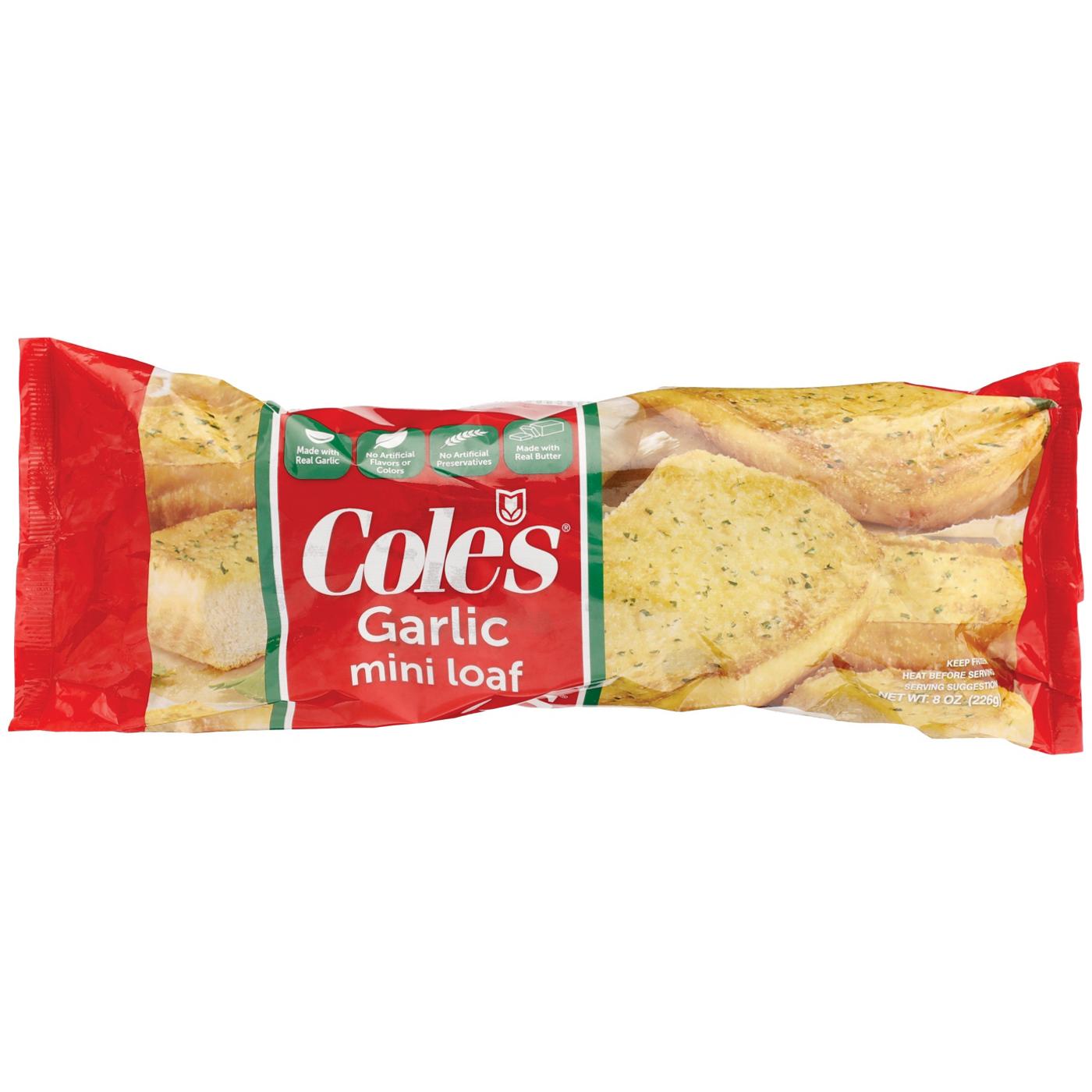 Cole's Garlic Mini Loaf - Shop Loaves at H-E-B