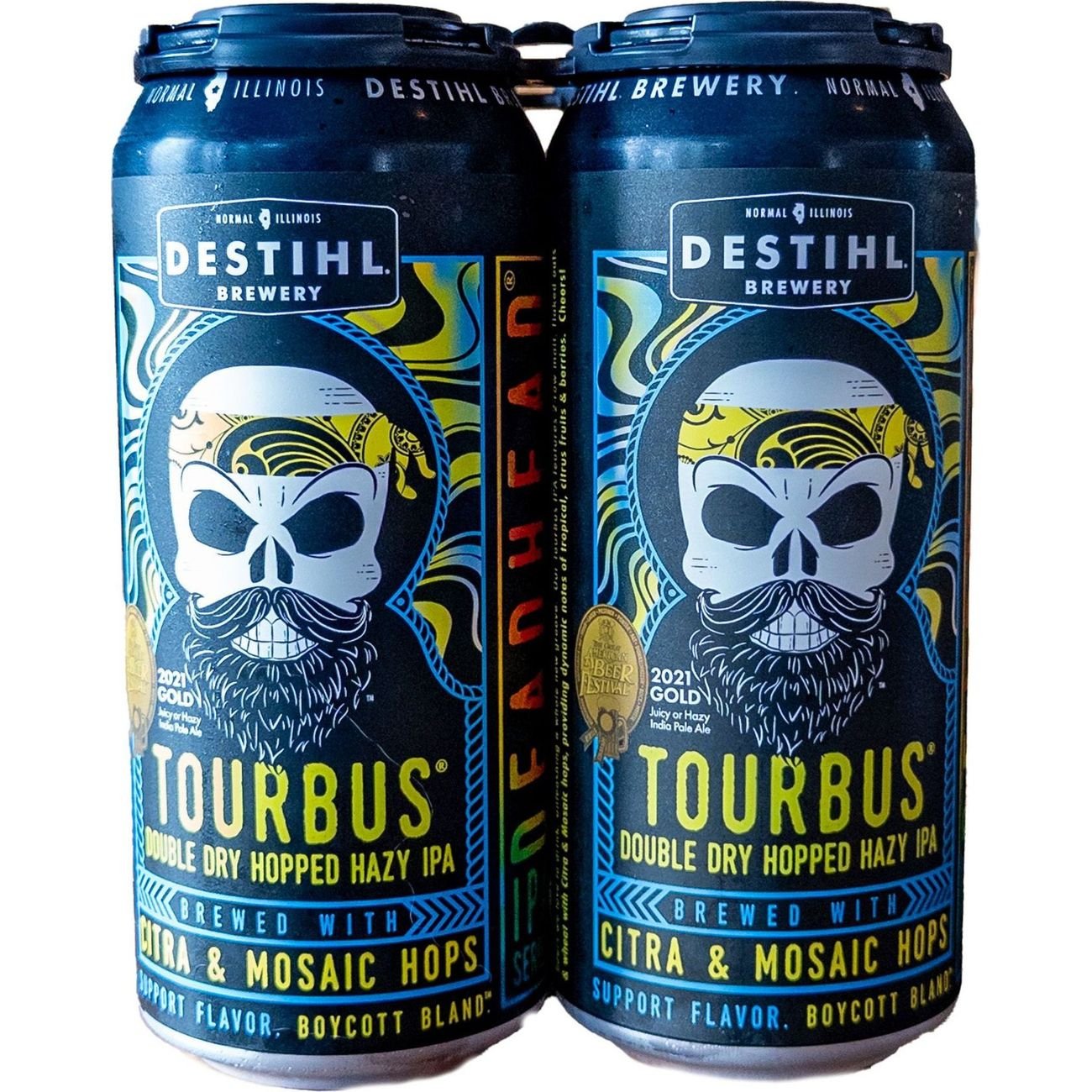 Destihl Deadhead Tourbus Double Dry Hopped Hazy IPA Craft Beer 4 pk ...