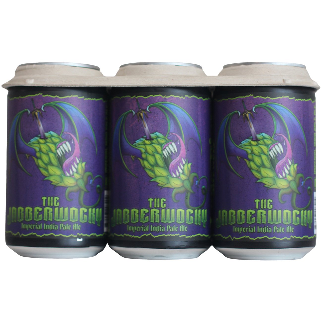 Lone Pint Brewery The Jabberwocky Imperial IPA Craft Beer 6 pk Cans ...