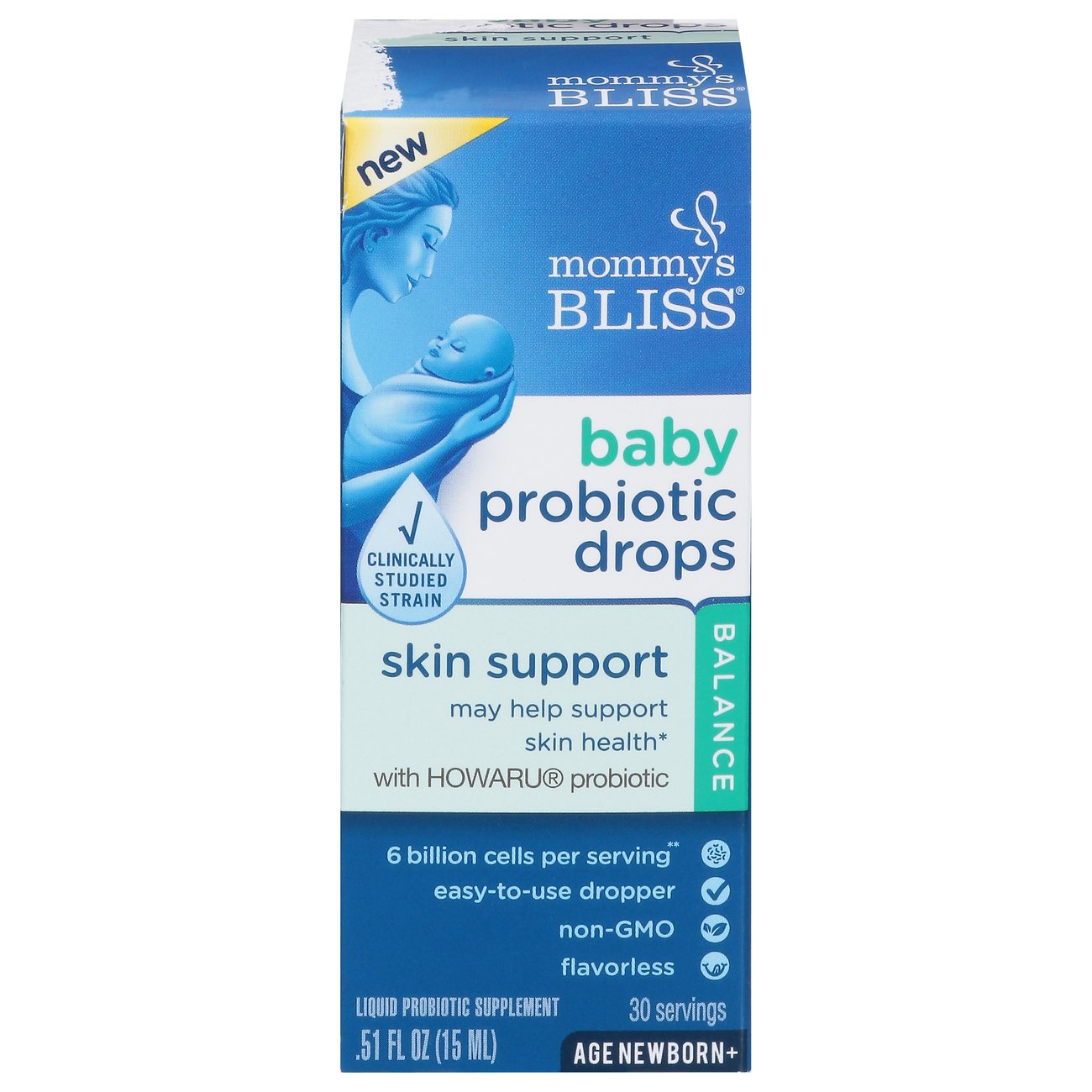 Mommy's Bliss Baby Probiotic Drops Skin Support - Shop Health & Skin ...