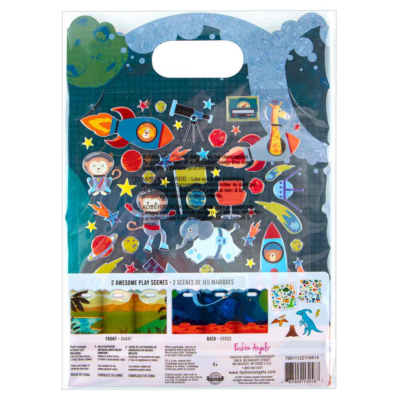Fashion Angels Awesome Puffy Sticker Activity Set - Shop Kits at H-E-B