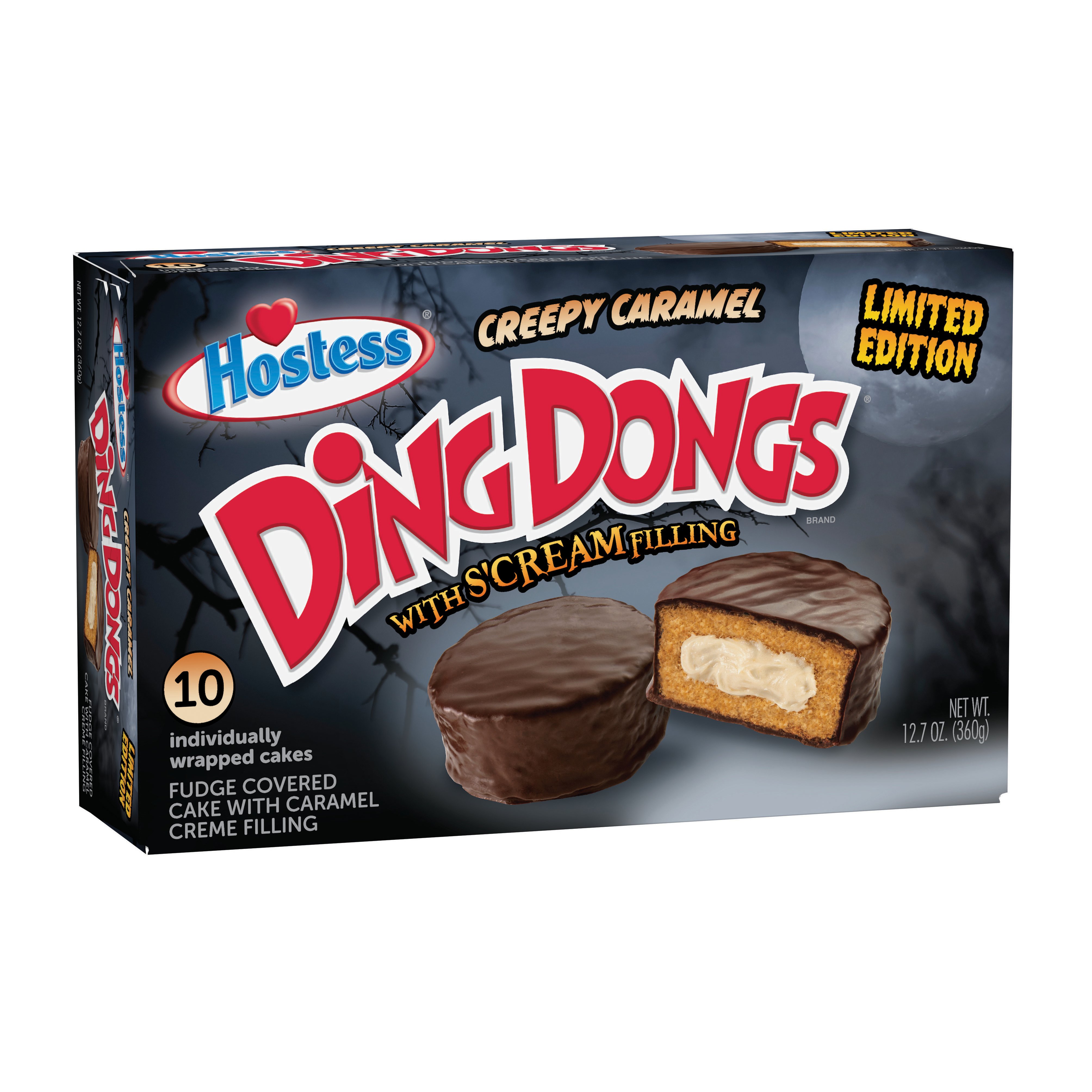 Hostess Creepy Caramel Ding Dongs - Shop Snack cakes at H-E-B