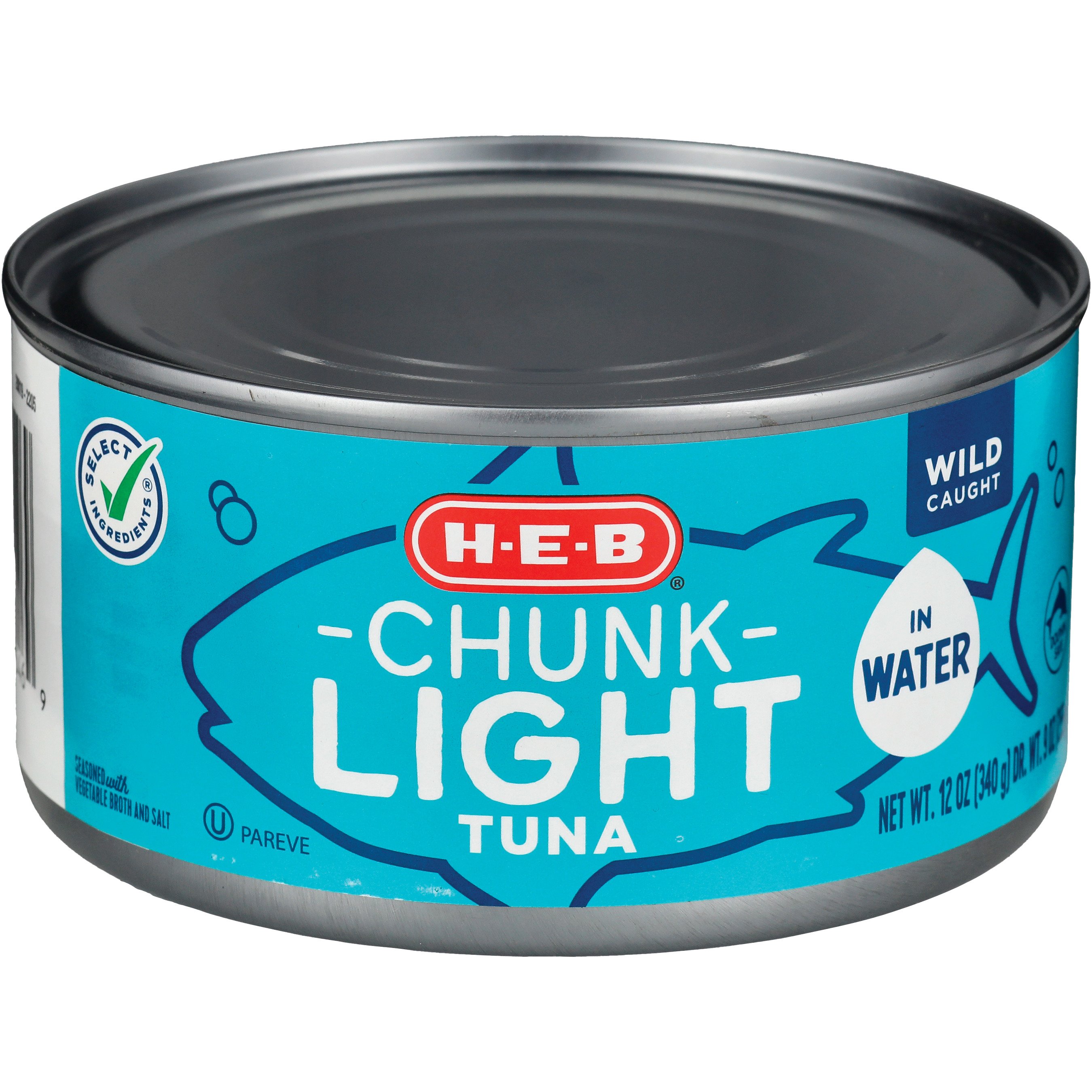 H-E-B Chunk Light Tuna in Water - Shop Seafood at H-E-B