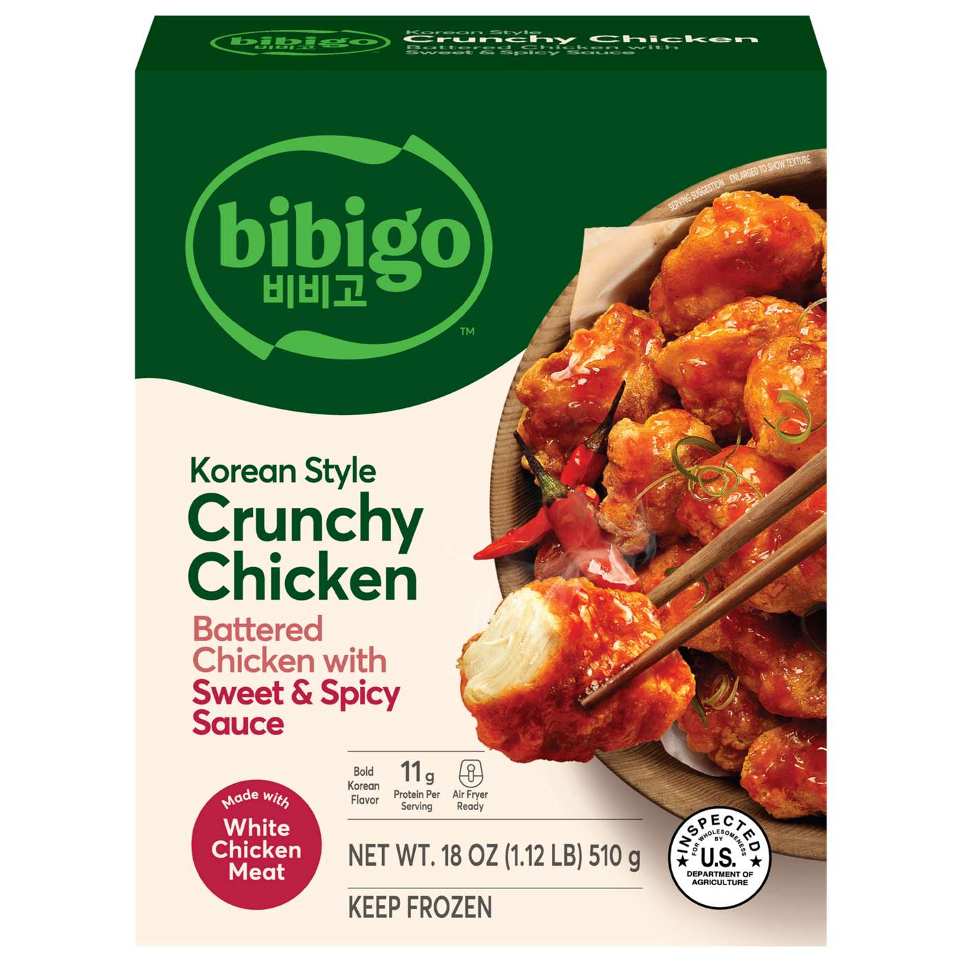 Bibigo Frozen Korean-Style Crunchy Chicken - Shop Entrees & sides at H-E-B