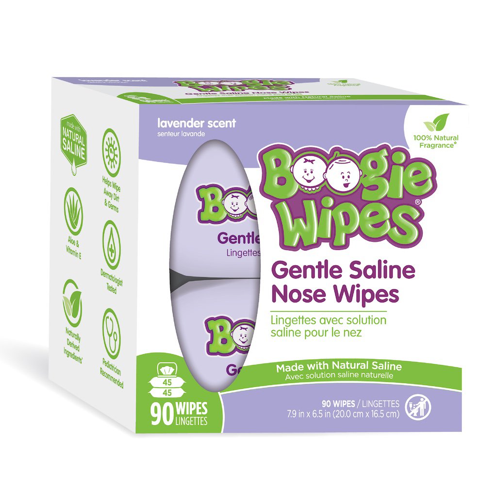 Boogie Wipes Gentle Saline Nose Wipes - Lavender - Shop Medical devices ...
