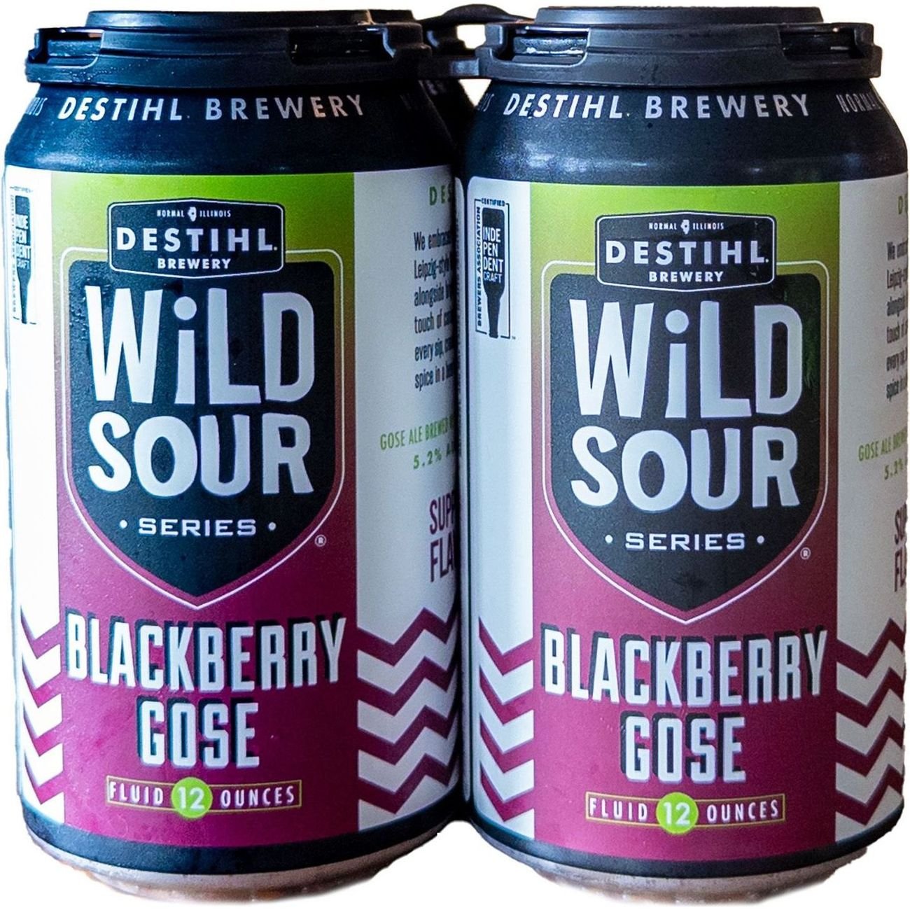 Destihl Wild Sour Rotator Craft Beer - Blackbeery Gose 4 pk Cans - Shop ...