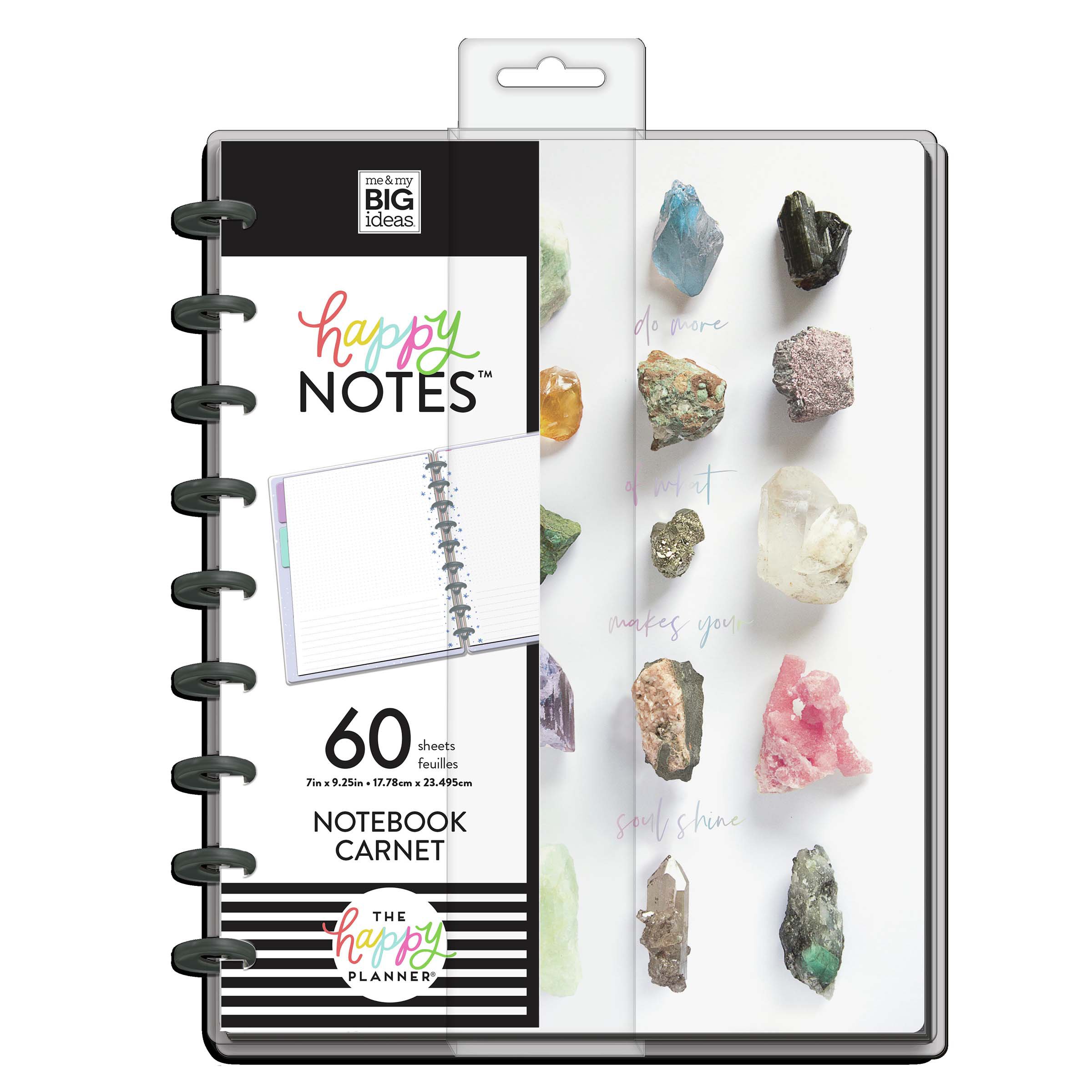 The Happy Planner Crystal Vibes Classic Happy Notes Notebook - Shop ...