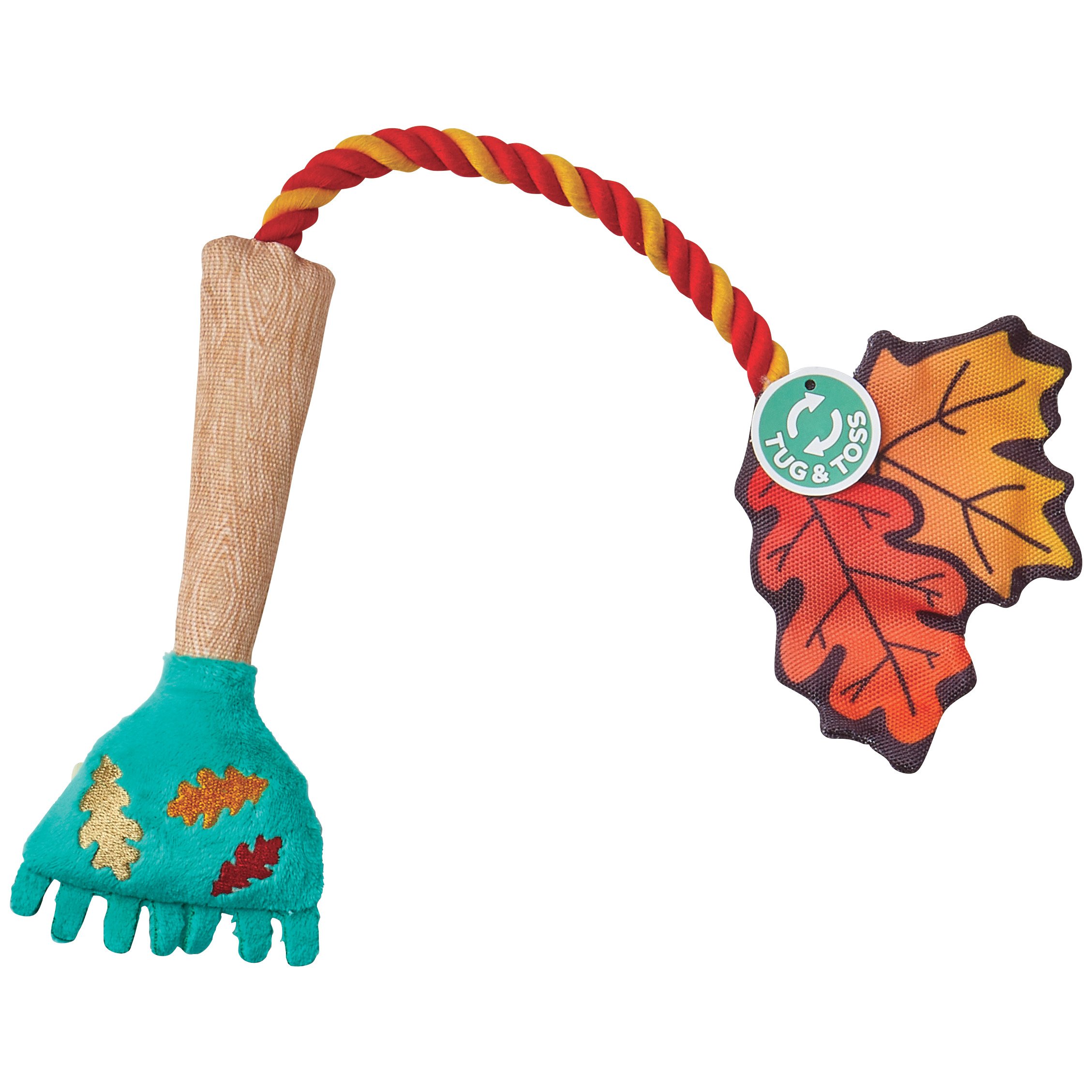 Woof & Whiskers Fall Rake & Leaf Dog Toy - Shop Plush toys at H-E-B