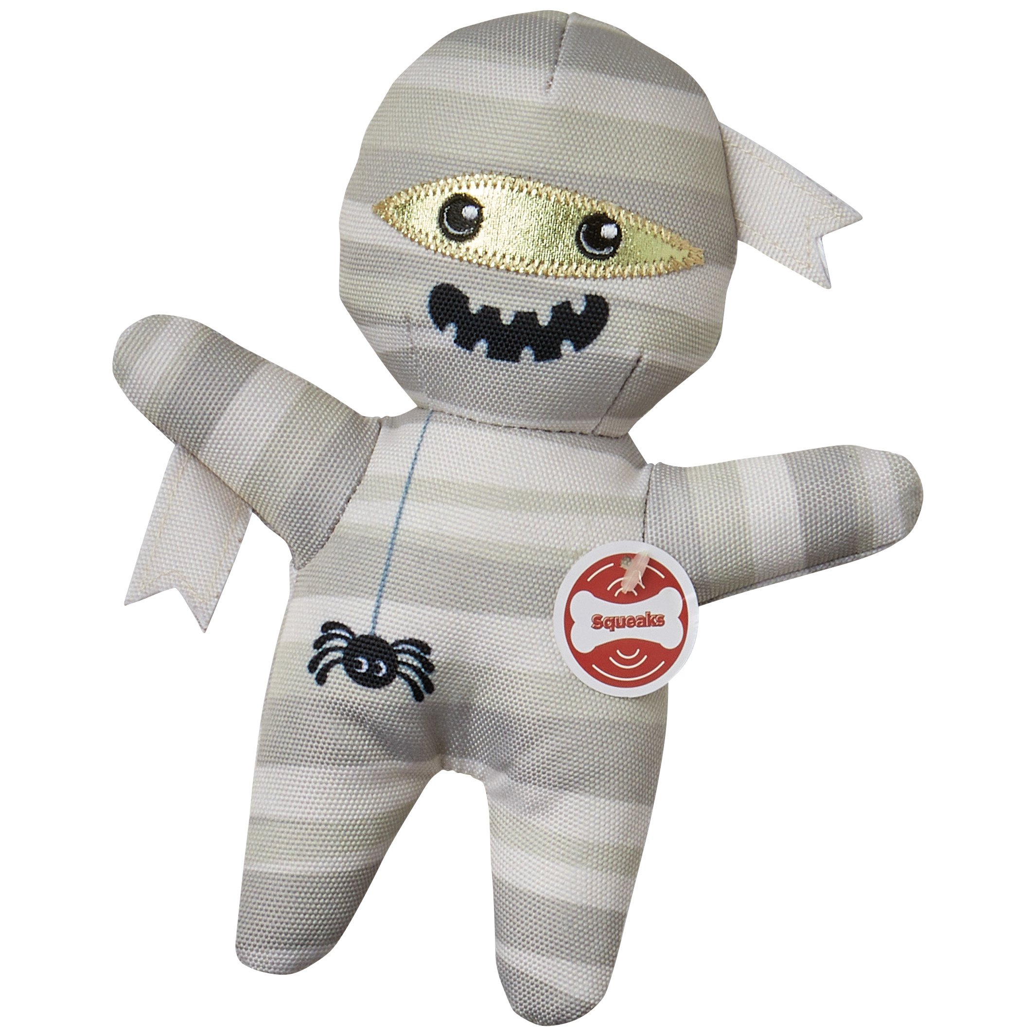Woof & Whiskers Halloween Mummy Plush Dog Toy - Shop Plush toys at H-E-B
