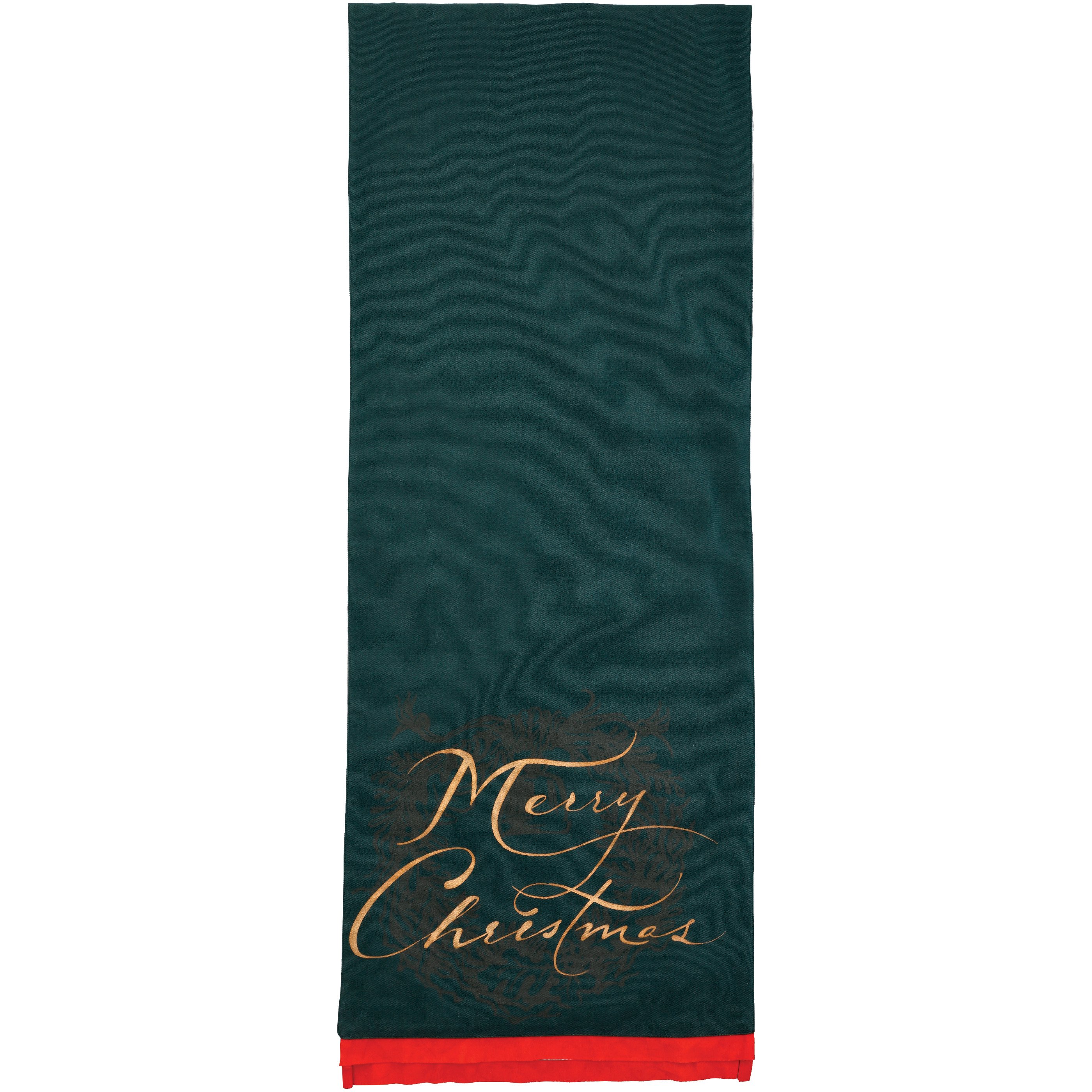 Destination Holiday Merry Christmas Decorative Gauze Table Runner ...