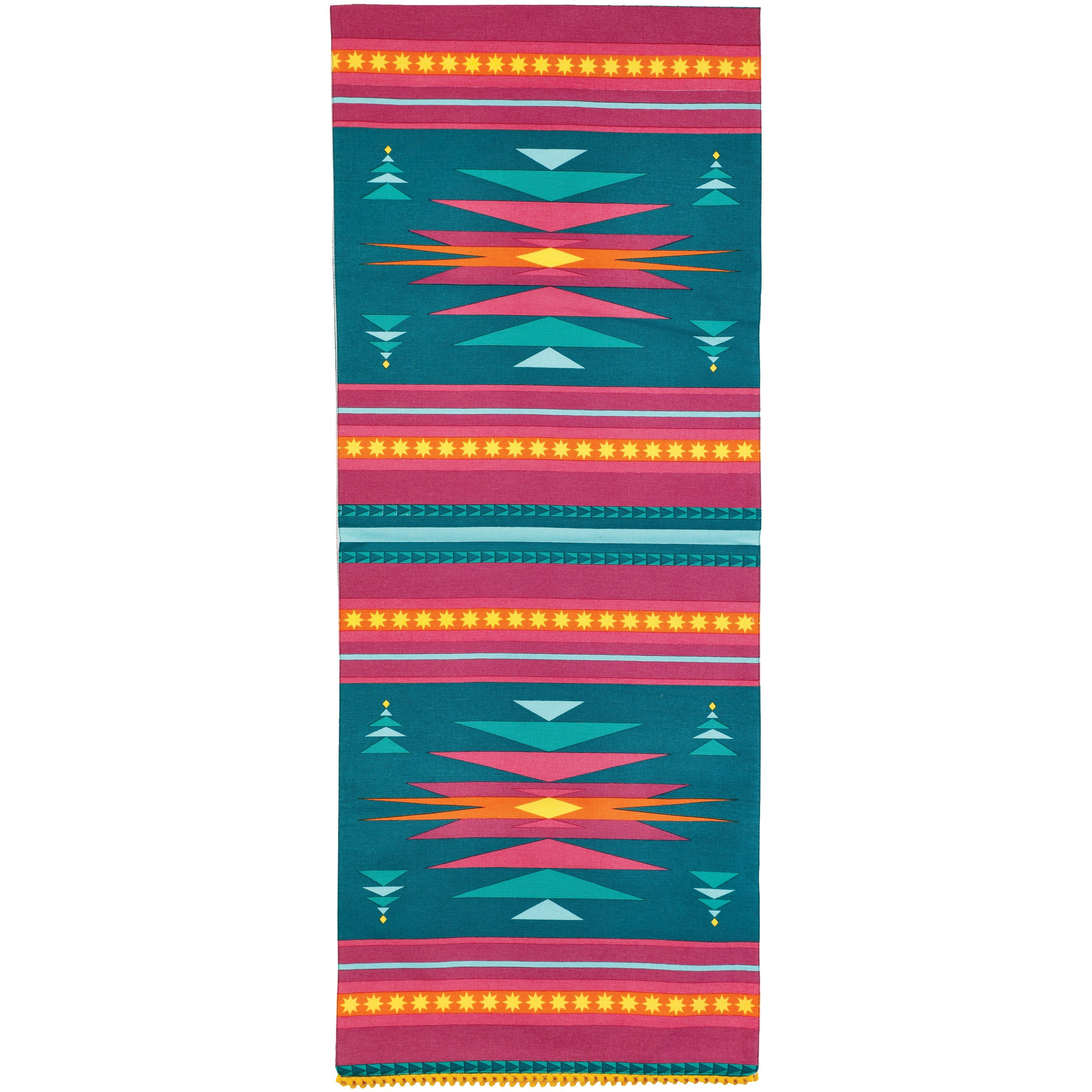 Destination Holiday Festive Navajo Print Gauze Table Runner - Shop ...