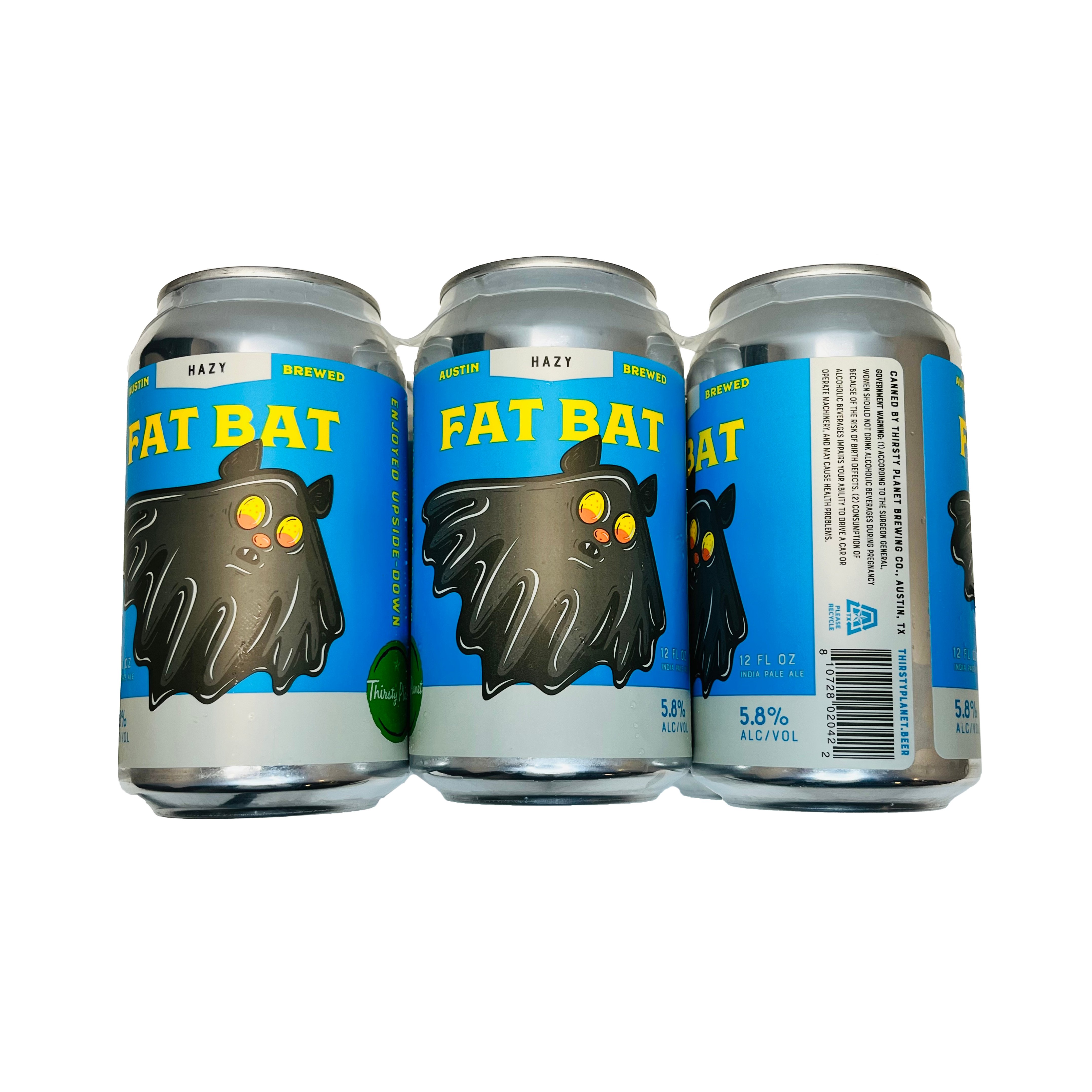 Thirsty Planet Fat Bat Hazy IPA Beer 12 oz Cans - Shop Beer at H-E-B