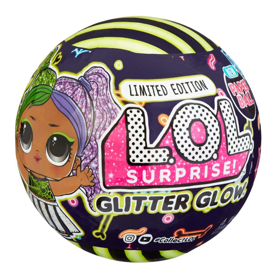 L.O.L. Surprise! Glitter Glow Doll Cheer Boo Mystery Capsule - Assorted ...