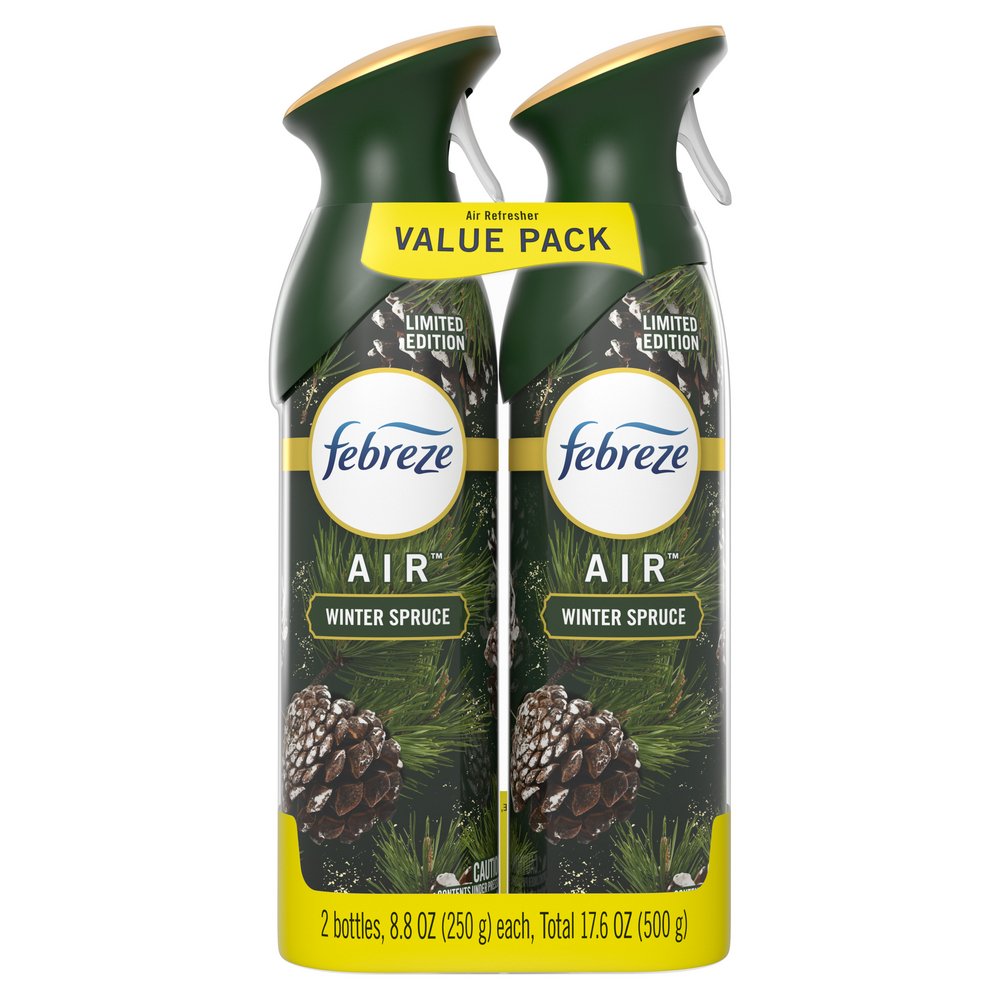 Febreze Air Odor-Eliminating Spray, Winter Spruce - Value Pack - Shop ...
