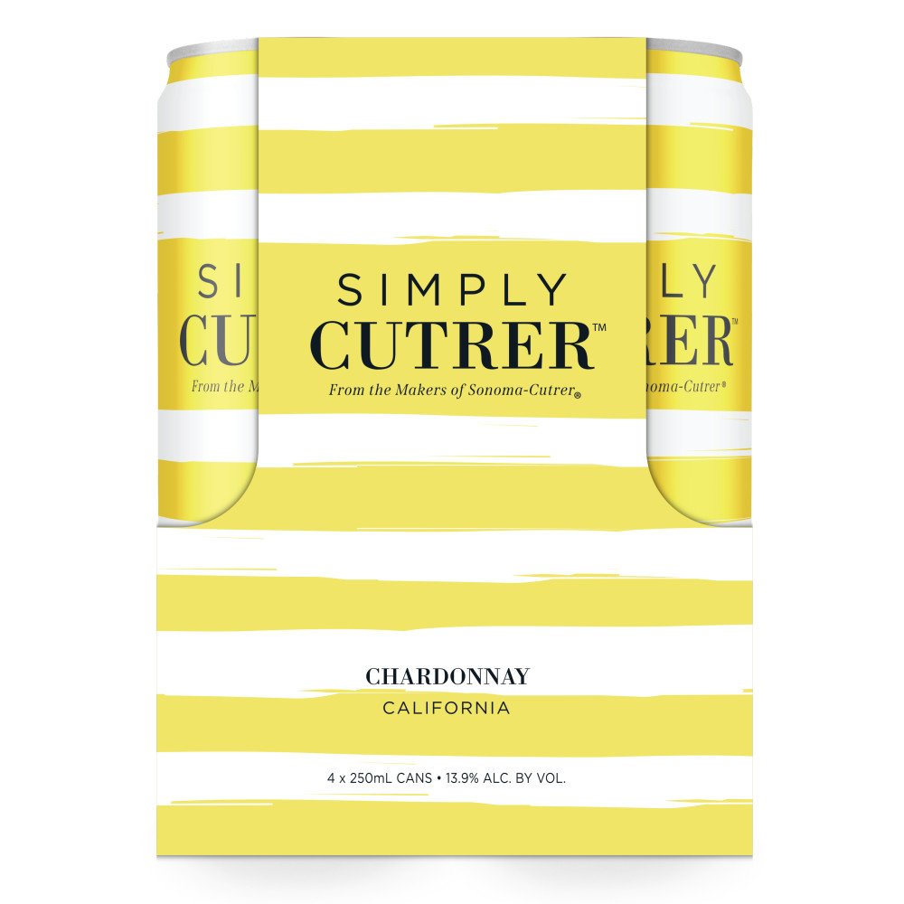 Sonoma Cutrer Simply Cutrer Chardonnay California White Wine 4 pk Cans ...